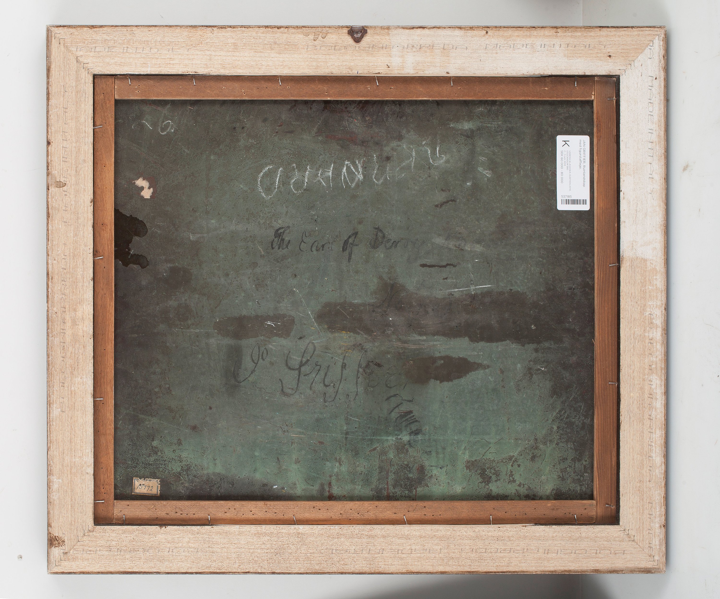 Jan Griffier, Landscape with ruins and figures. - Bukowskis