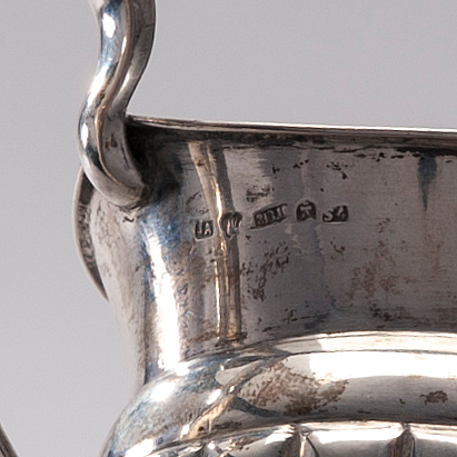 MJÖLKKANNA, silver, Johan Alfred Appelgren, Åbo 1899. Ca 116 g. - Bukowskis