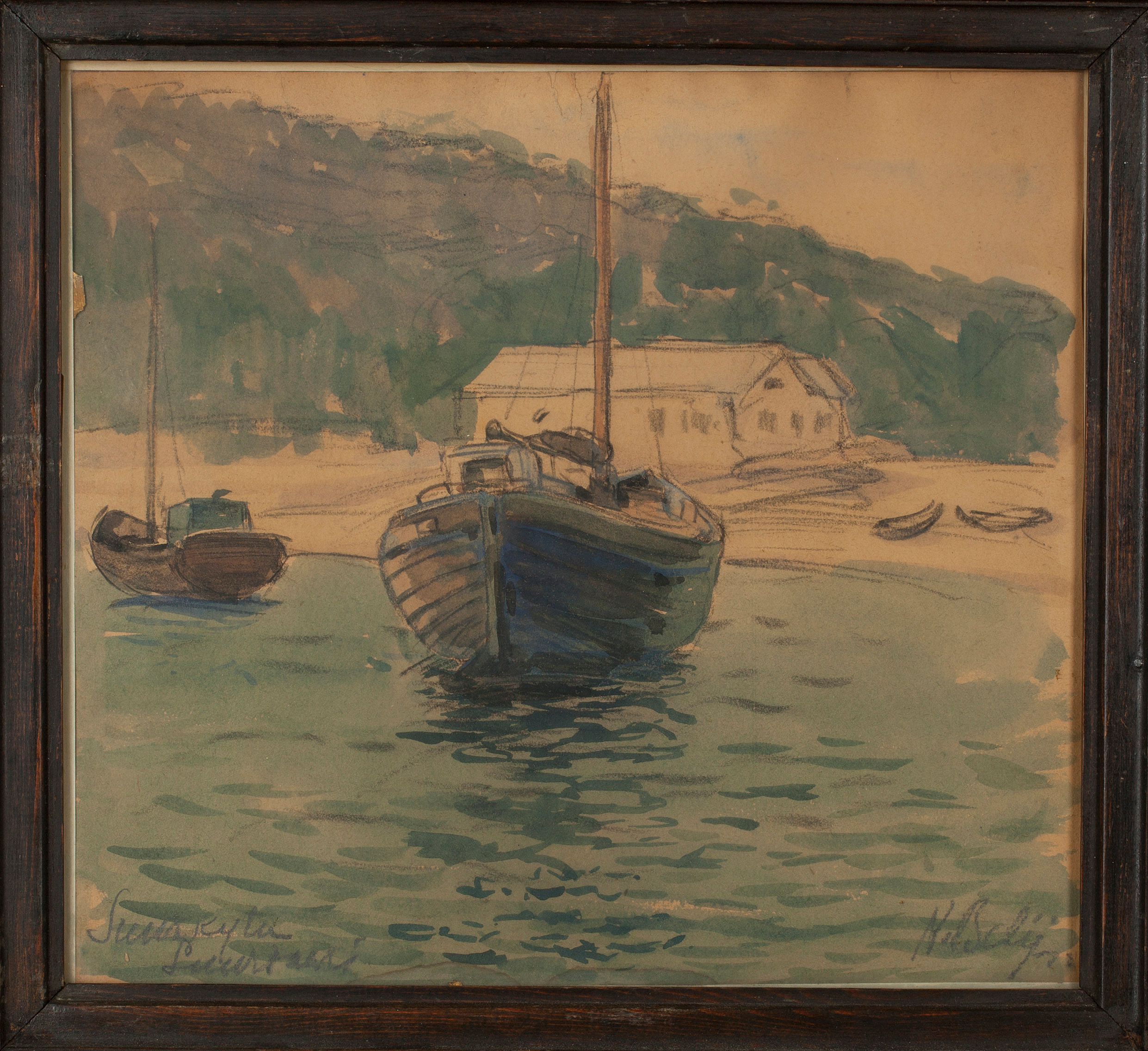 NIKOLAI BELIJ, akvarell, signerad. - Bukowskis