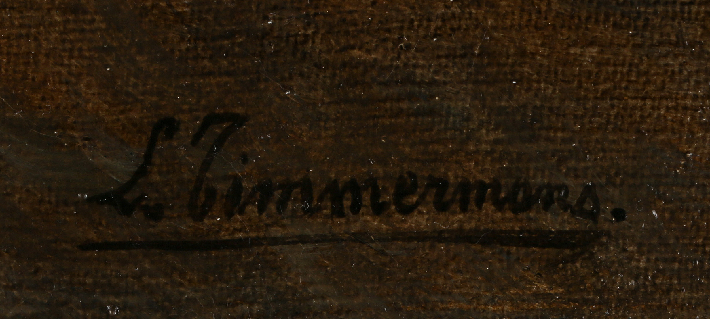 LOUIS TIMMERMANS, olja på duk, signerad. - Bukowskis