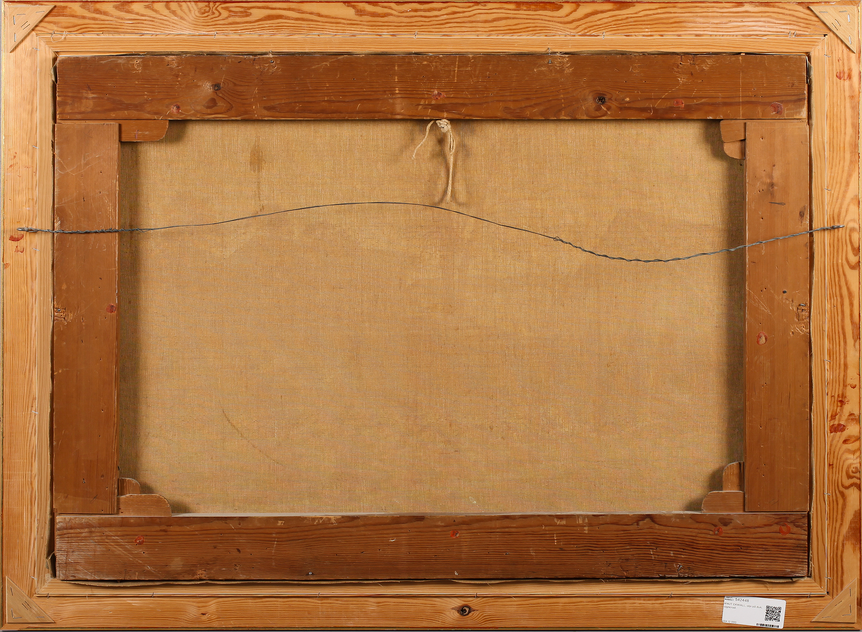 KNUT EKWALL, olja på duk, signerad. - Bukowskis