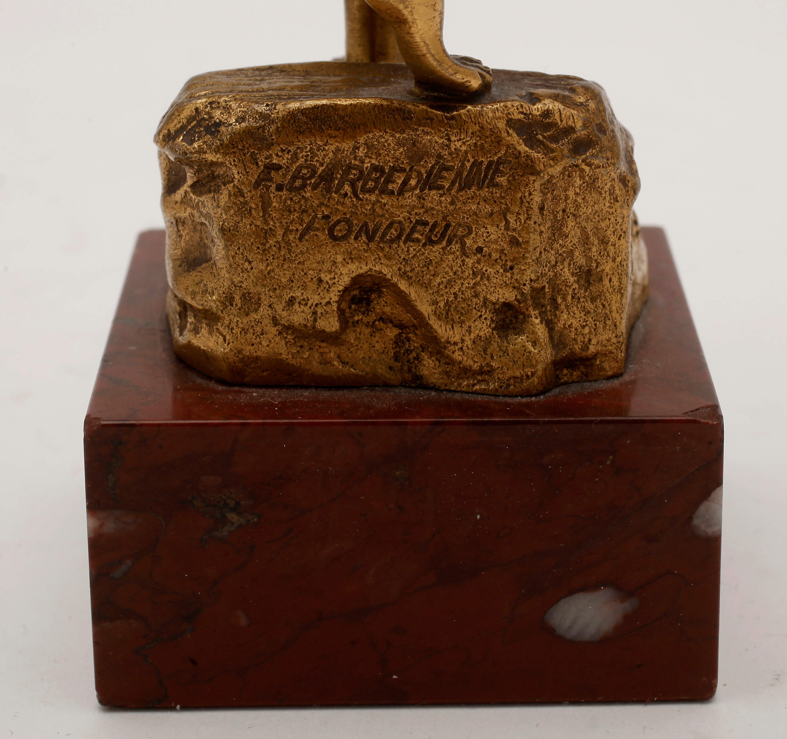 ALPHONSE EMMANUEL DE MONCEL DE PERRIN, "Die Wasserträgerin", skulptur ...