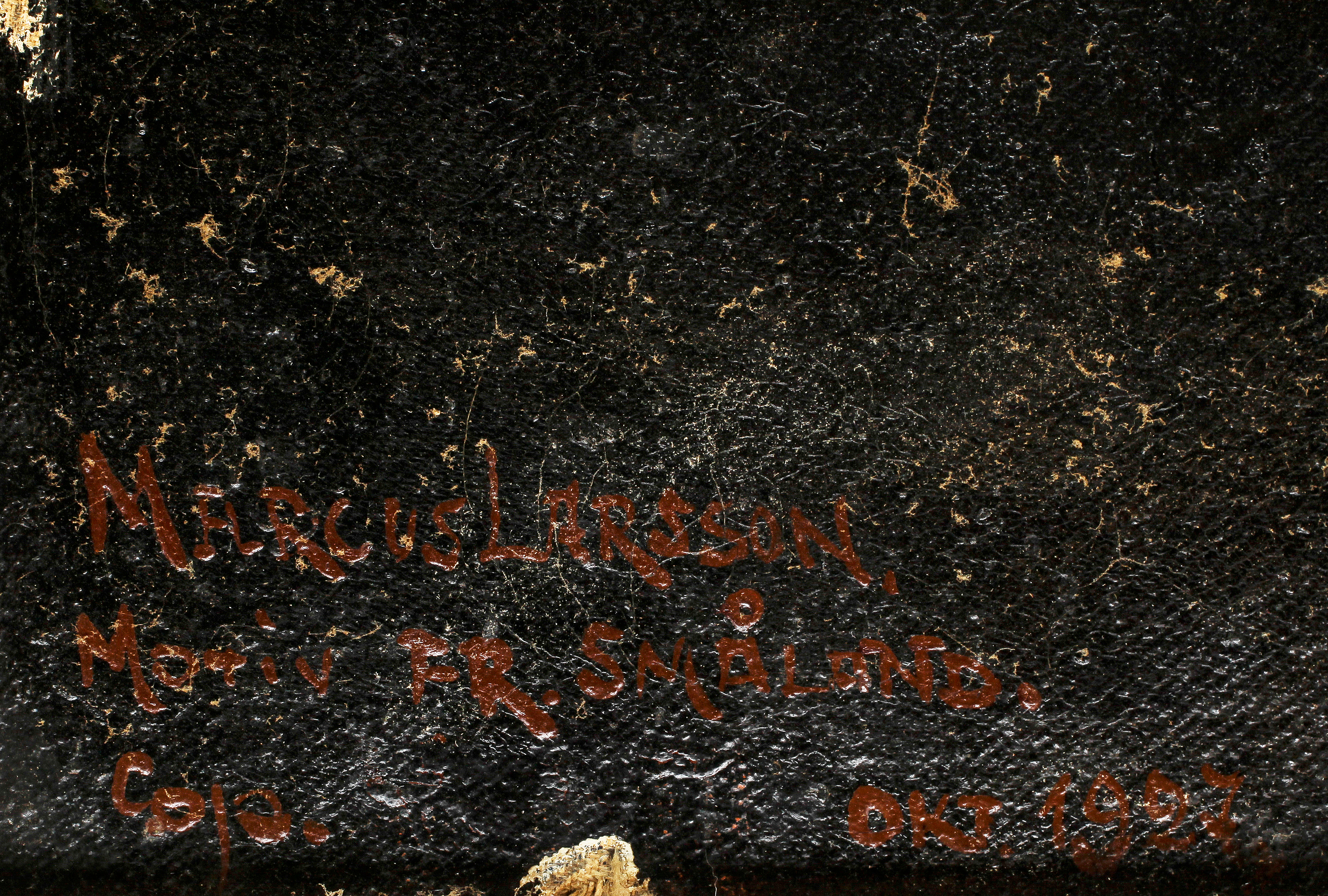 MARCUS LARSON, kopia efter, olja på duk, daterad 1923. - Bukowskis