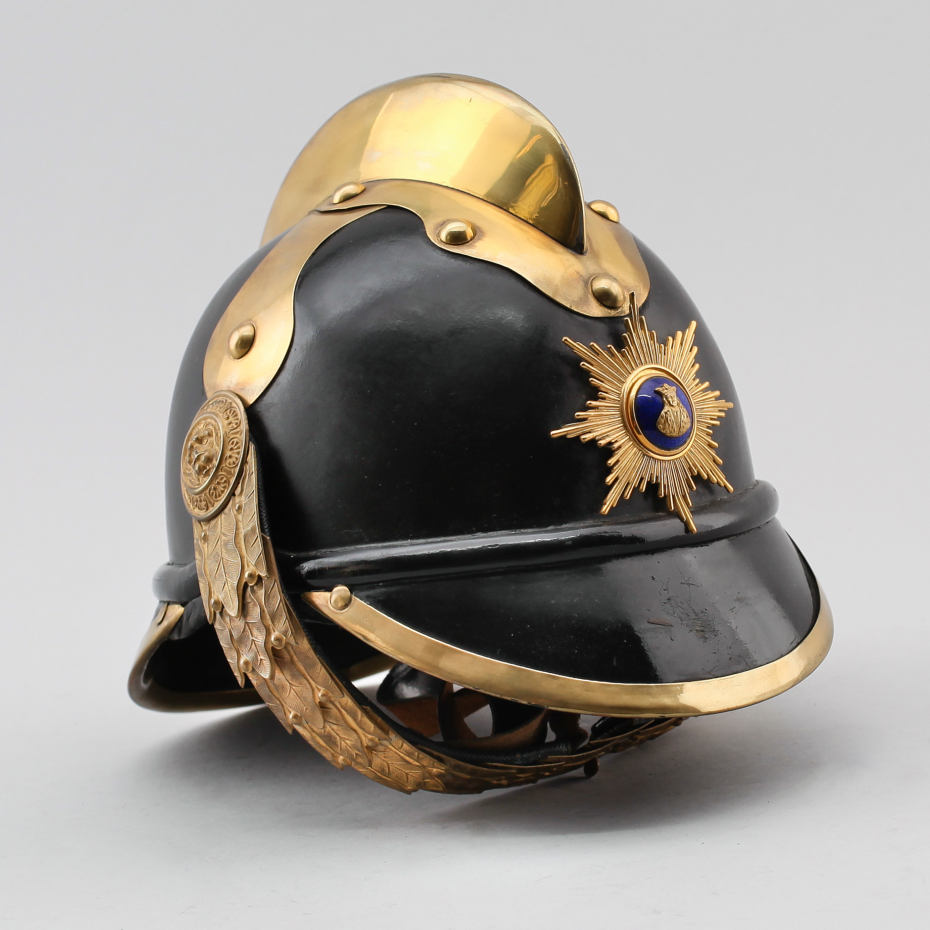 BRANDHJÄLM, Stockholms Brandkår, 1800-/1900-tal. - Bukowskis