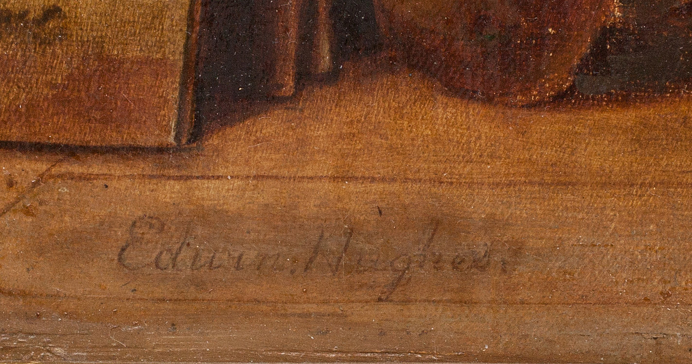 EDWIN HUGHES, olja på duk, signerad. - Bukowskis