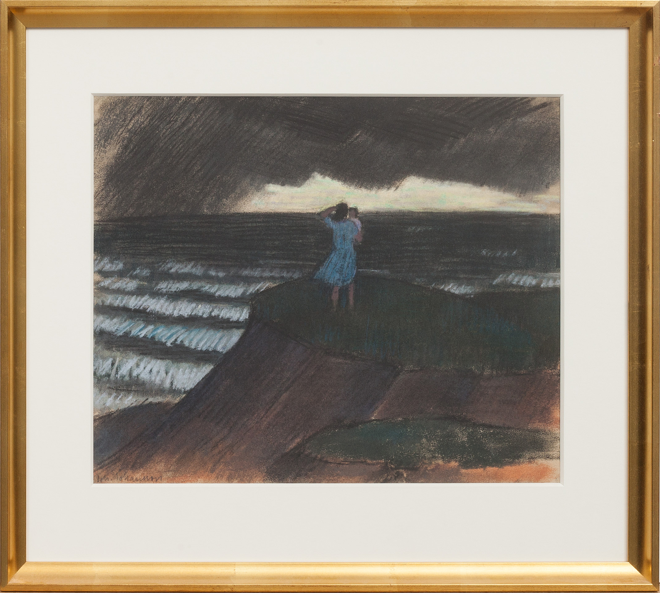 JOHAN JOHANSSON, pastell, signerad. - Bukowskis