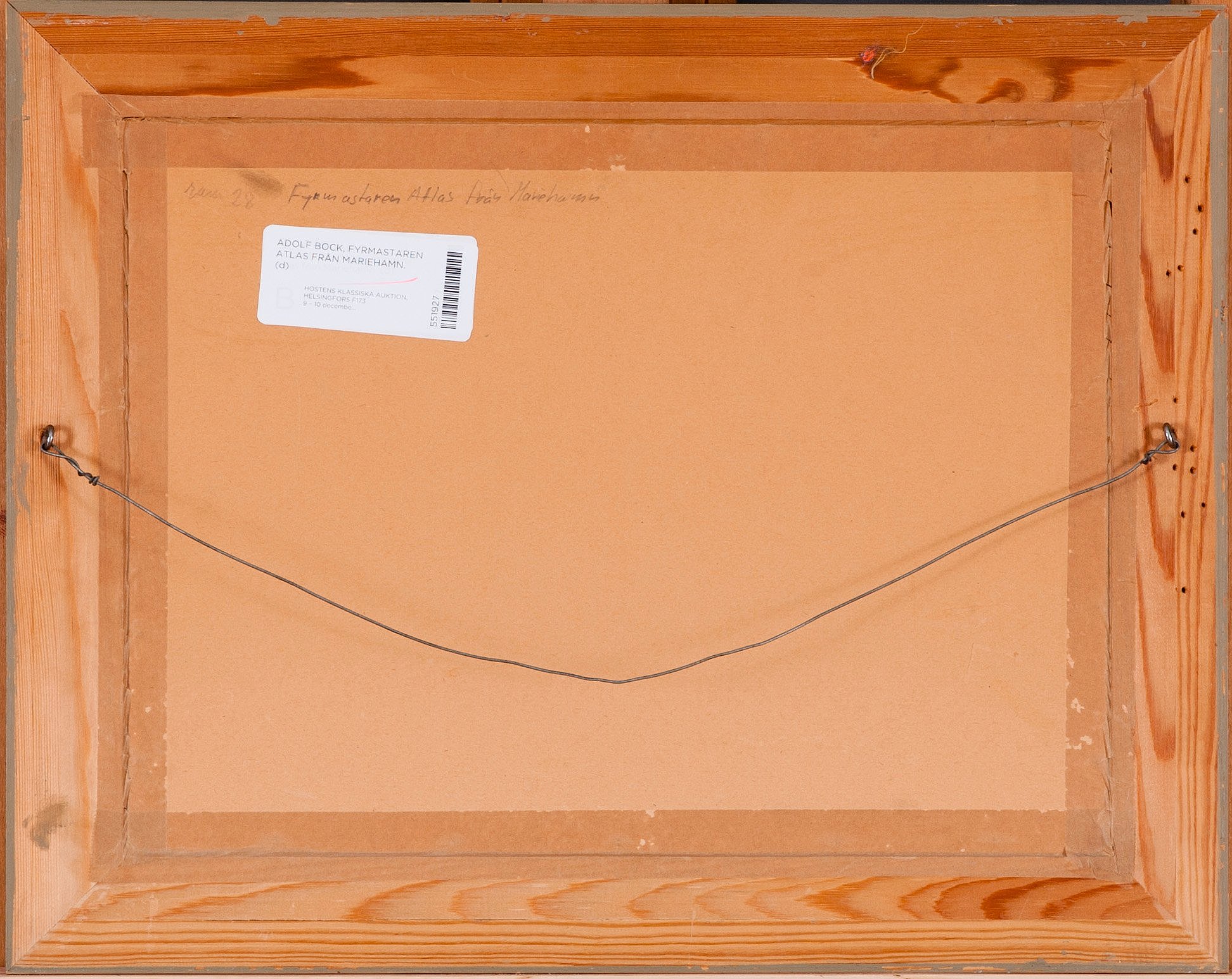 Adolf Bock, THE FOUR-MASTED SHIP ATLAS FROM MARIEHAMN. - Bukowskis