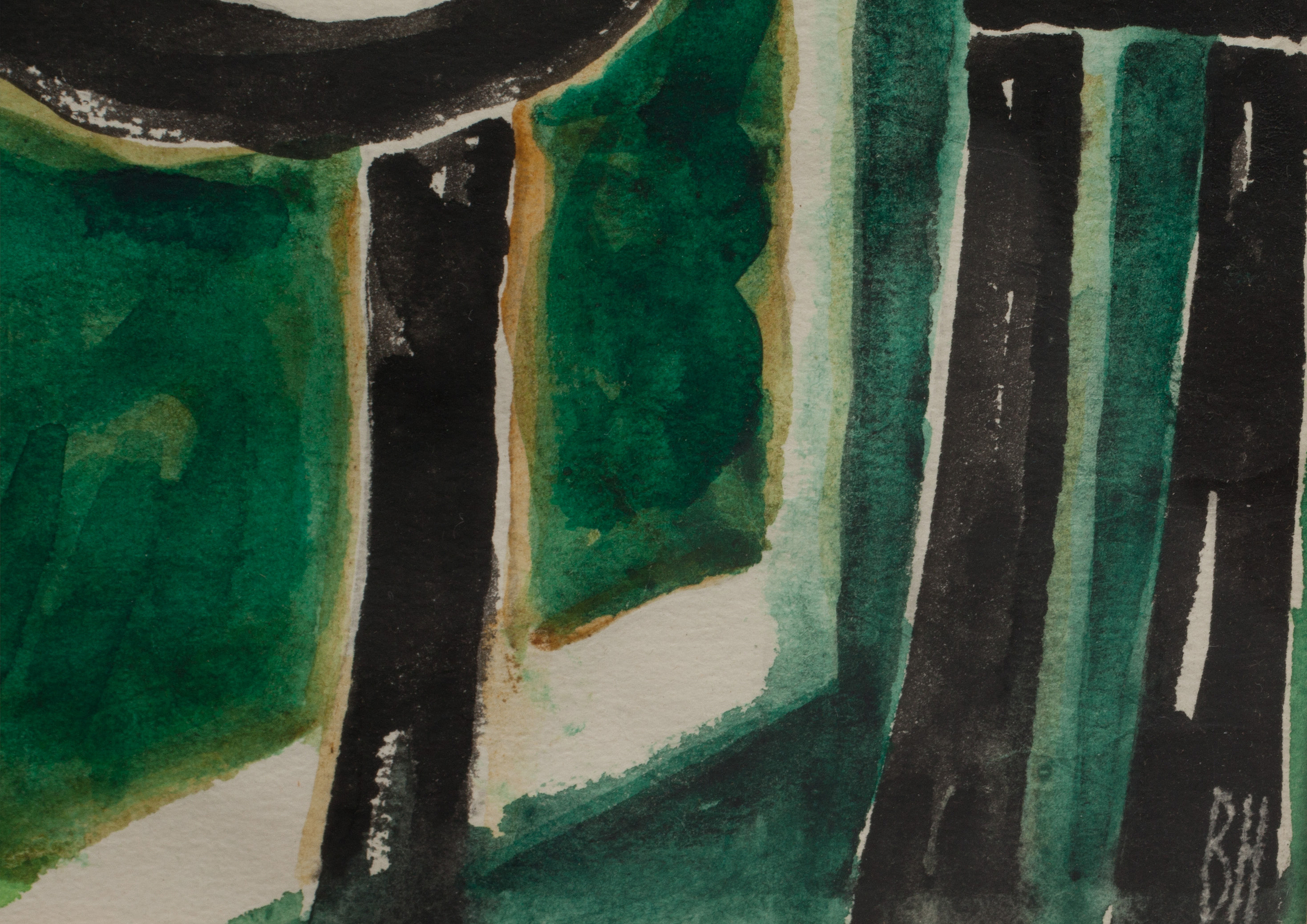 BERTA HANSSON, akvarell, signerad. - Bukowskis