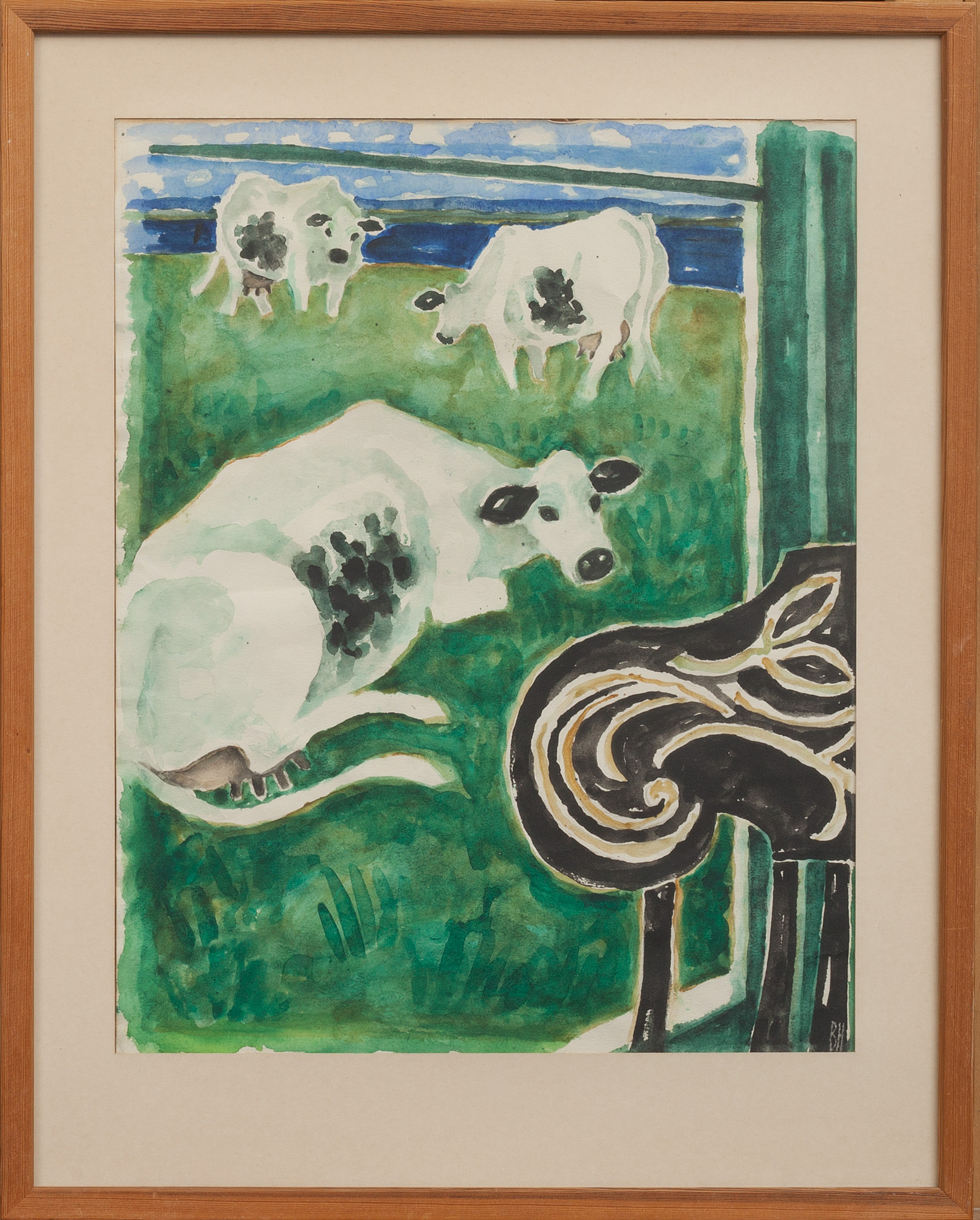 BERTA HANSSON, akvarell, signerad. - Bukowskis