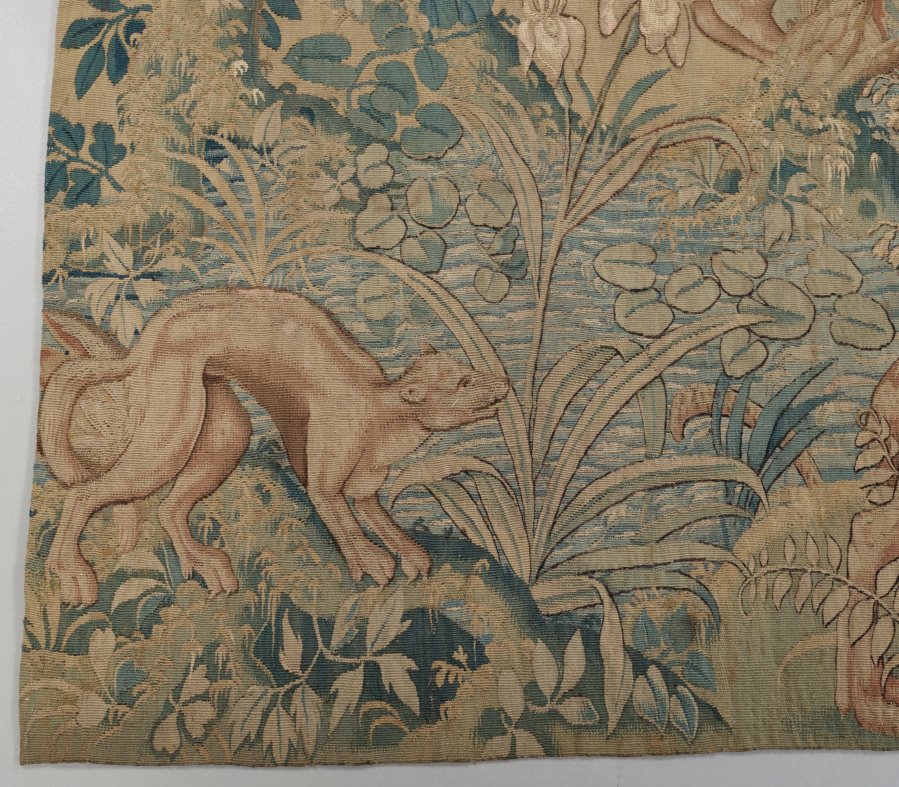 TAPESTRY, tapestry weave. Flanders 16th century. 177 x 330 cm. - Bukowskis