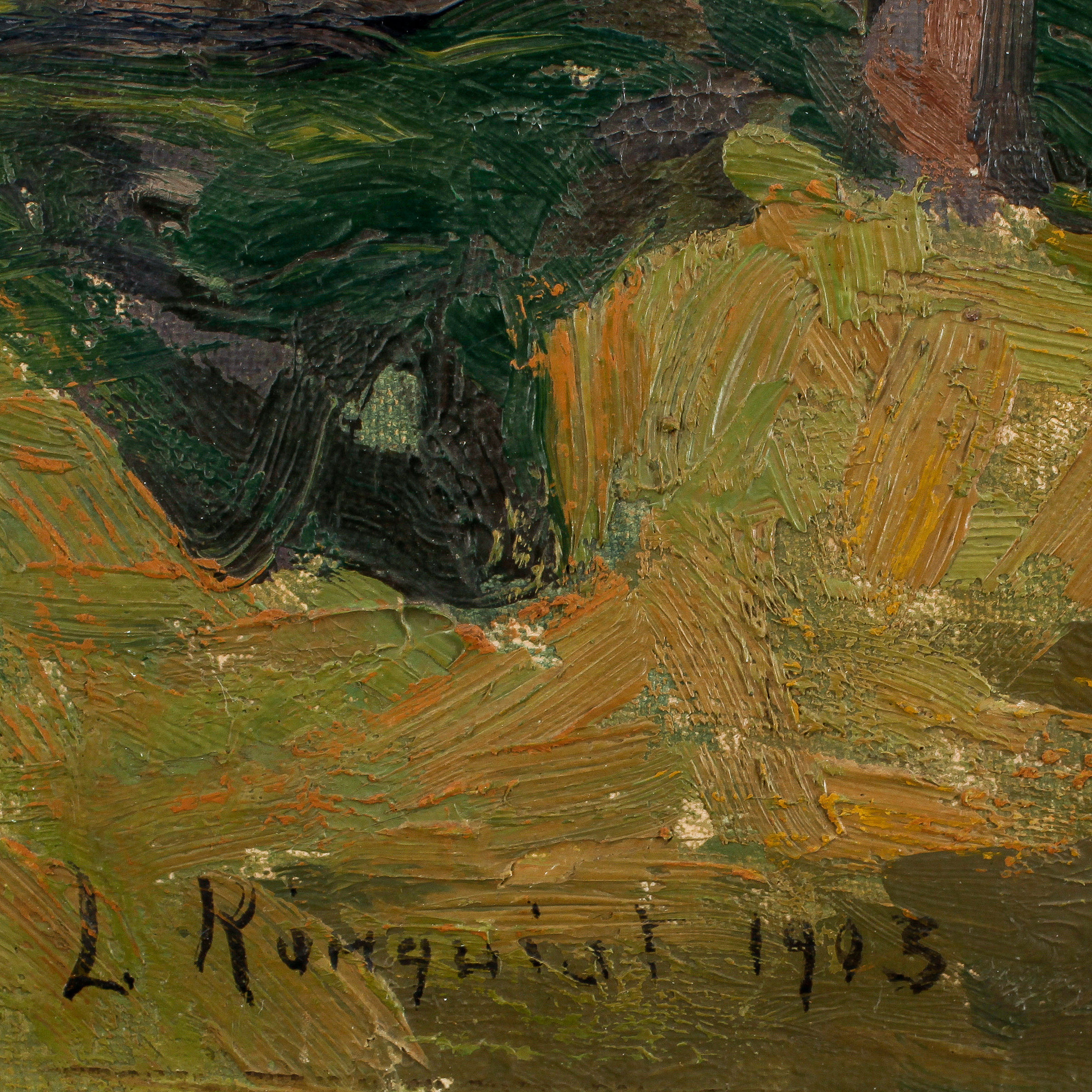 LOTTEN RÖNQUIST, olja på duk, signerad och daterad 1903. - Bukowskis