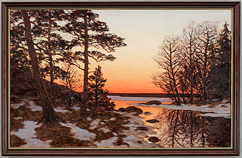 EDVARD ROSENBERG, olja på duk, signerad. - Bukowskis