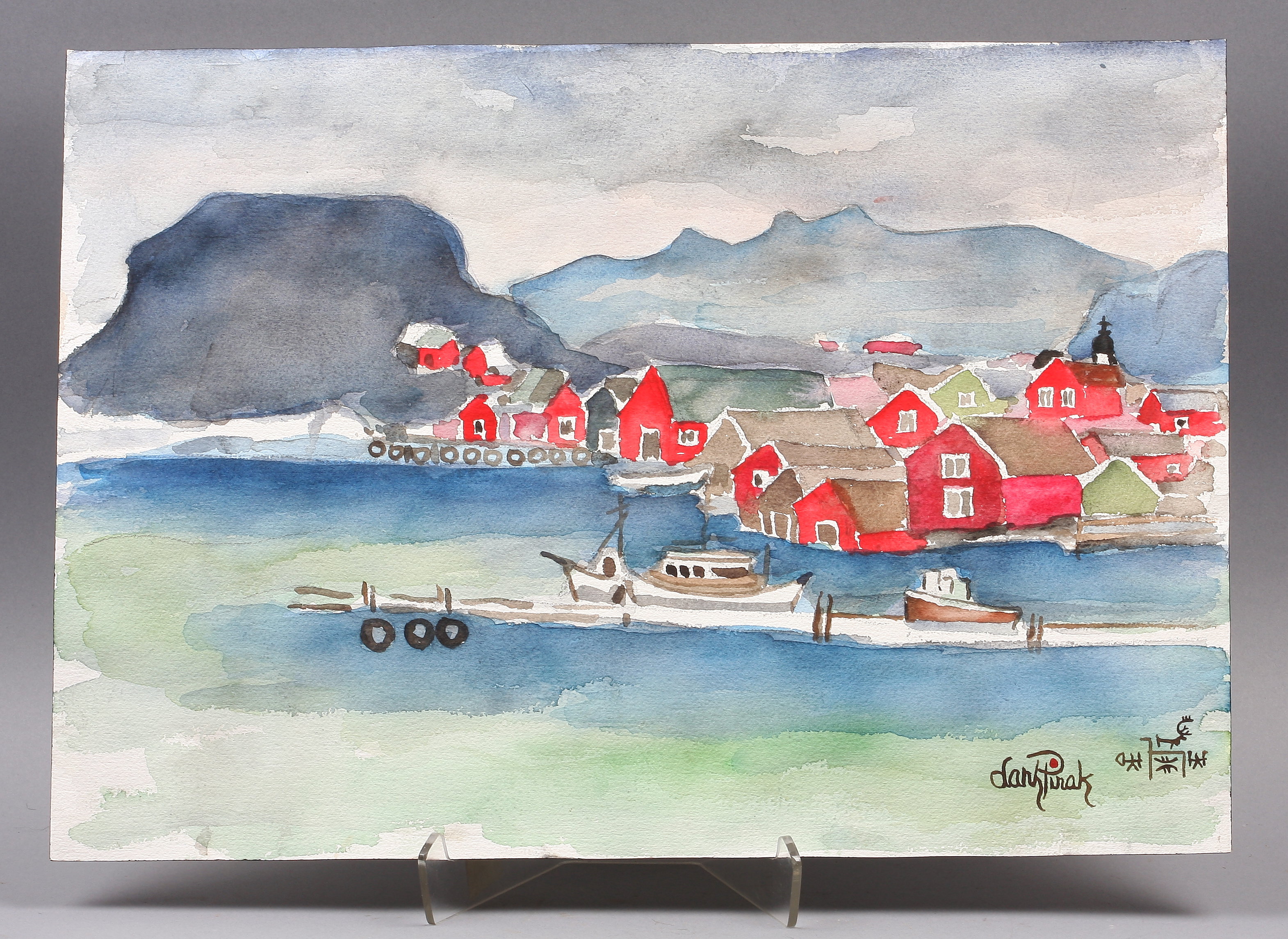 PIRAK, LARS, akvarell, sign. - Bukowskis