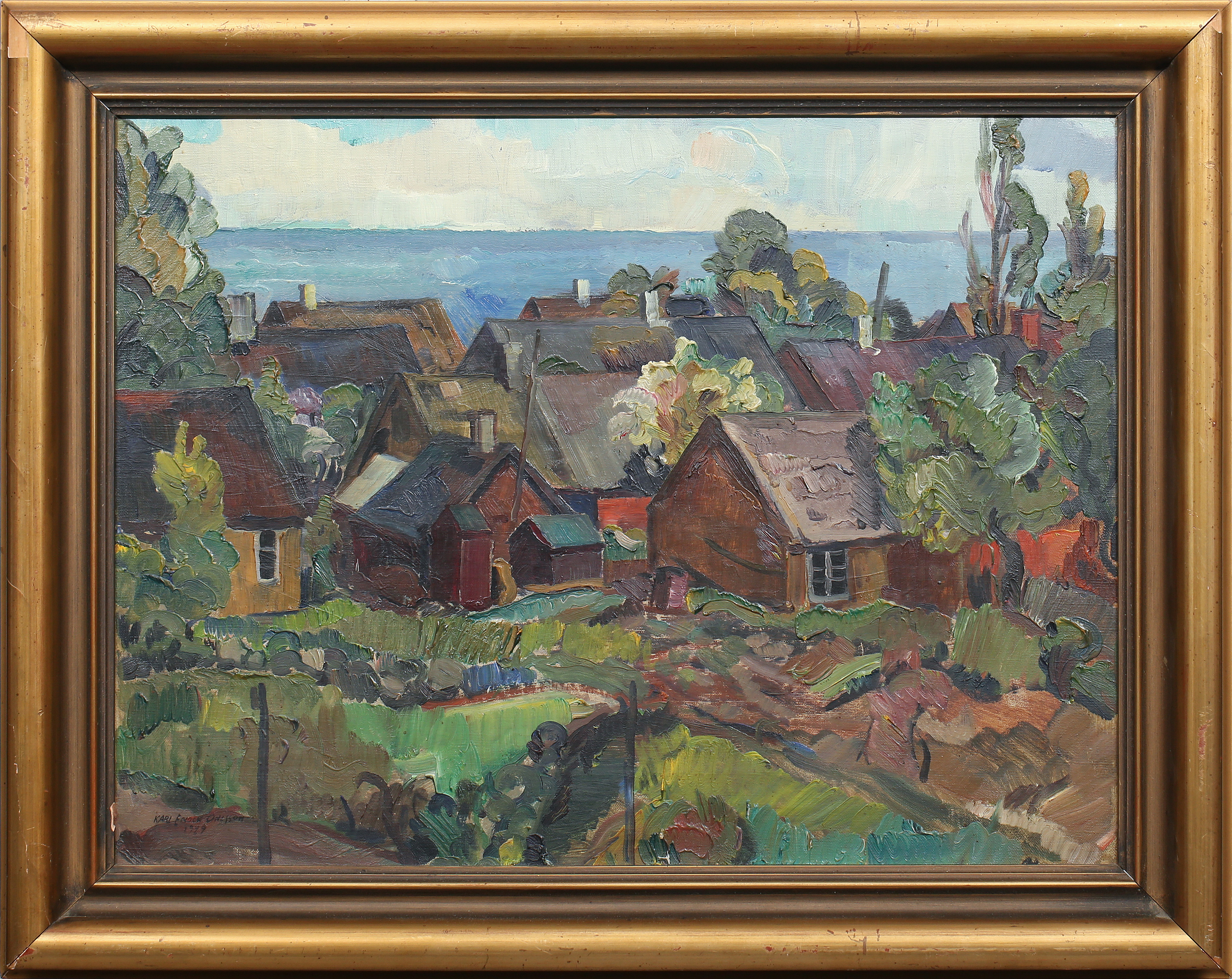 KARL ENOCK OHLSSON, olja på duk, signerad och daterad 1949. - Bukowskis