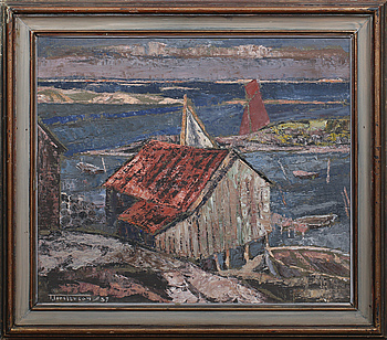 TORSTEN TORSTENSON, olja på pannå, signerad och daterad -37. - Bukowskis