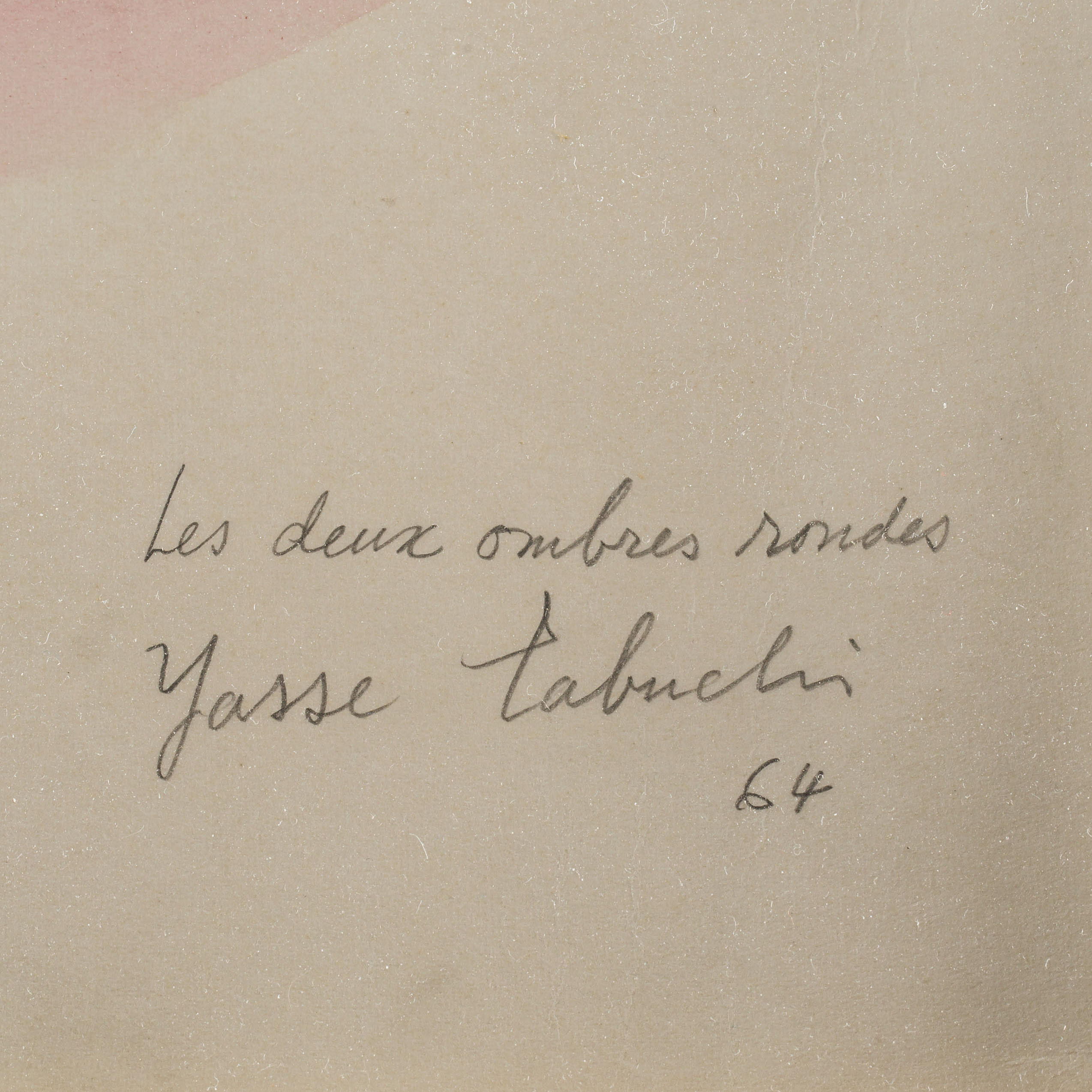 YASSE TABUCHI, blandteknik, signerad och daterad 1964. - Bukowskis