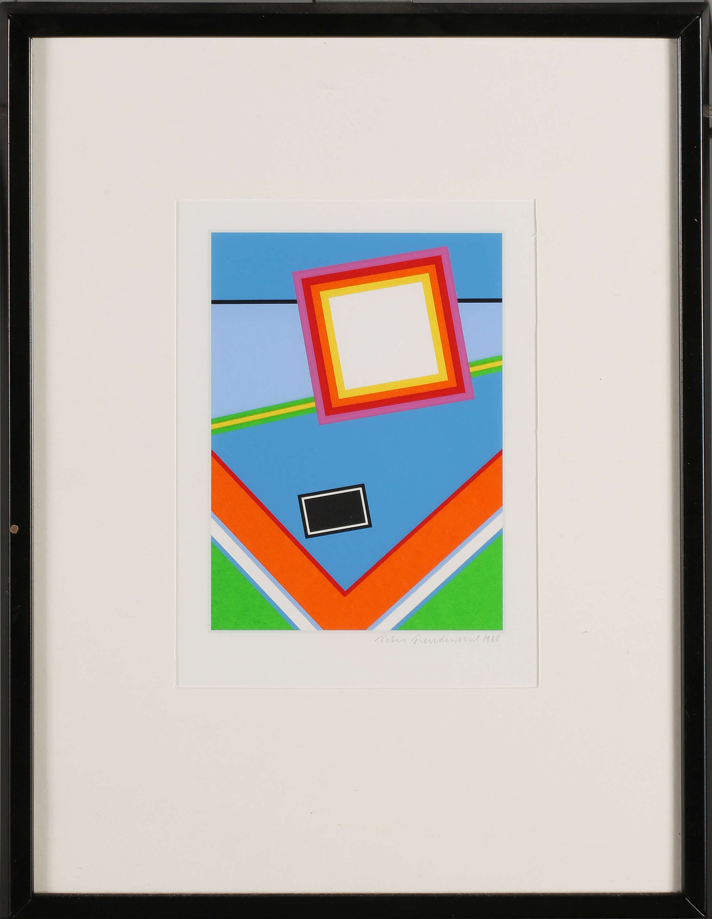 PETER FREUDENTHAL, färgserigrafi, signerad och daterad 1988. - Bukowskis