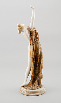 ERNST SEGER, efter, skulptur, alabaster signerad E Seger. - Bukowskis