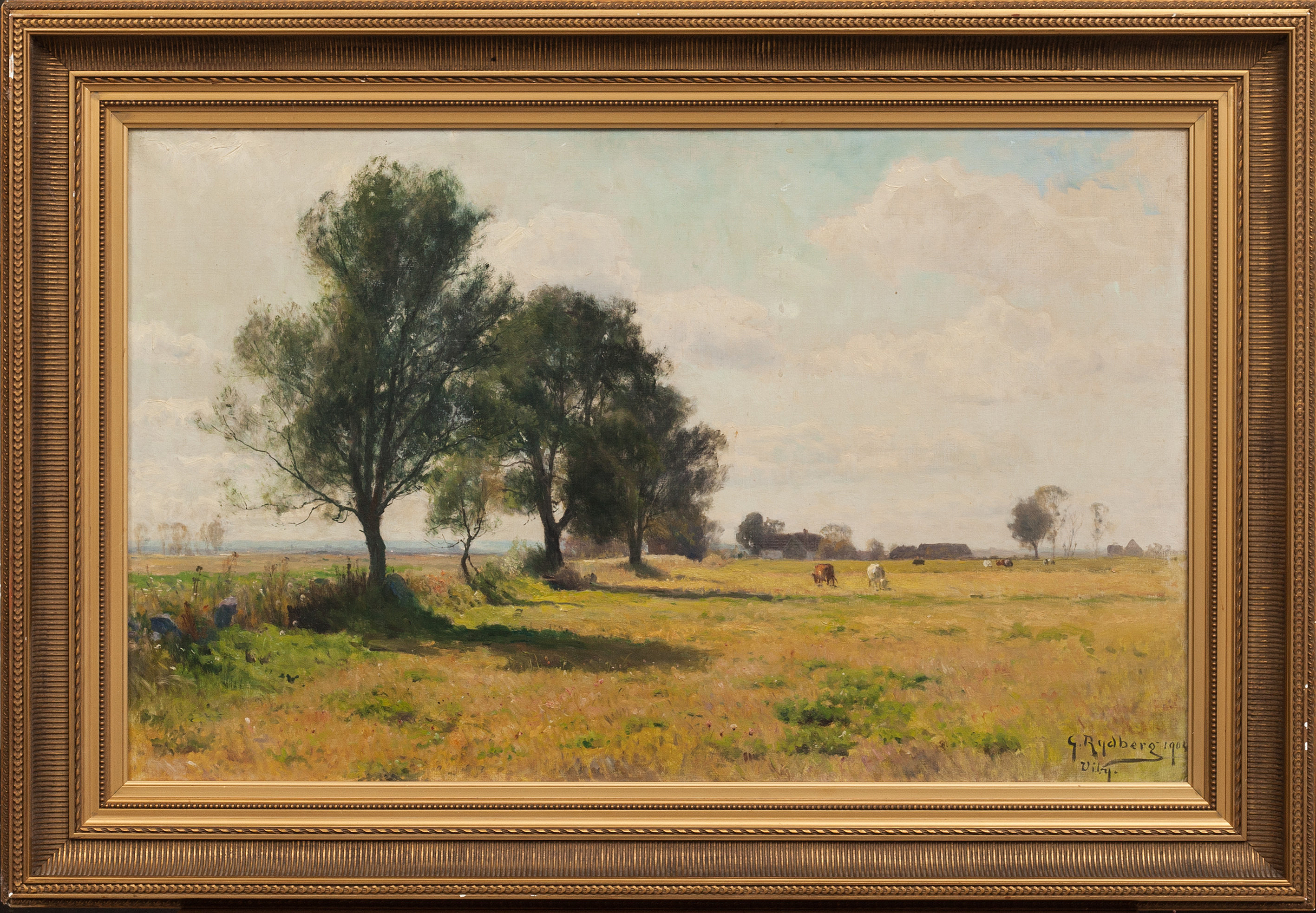 GUSTAF RYDBERG, olja på duk. Signerad och daterad 1904. - Bukowskis