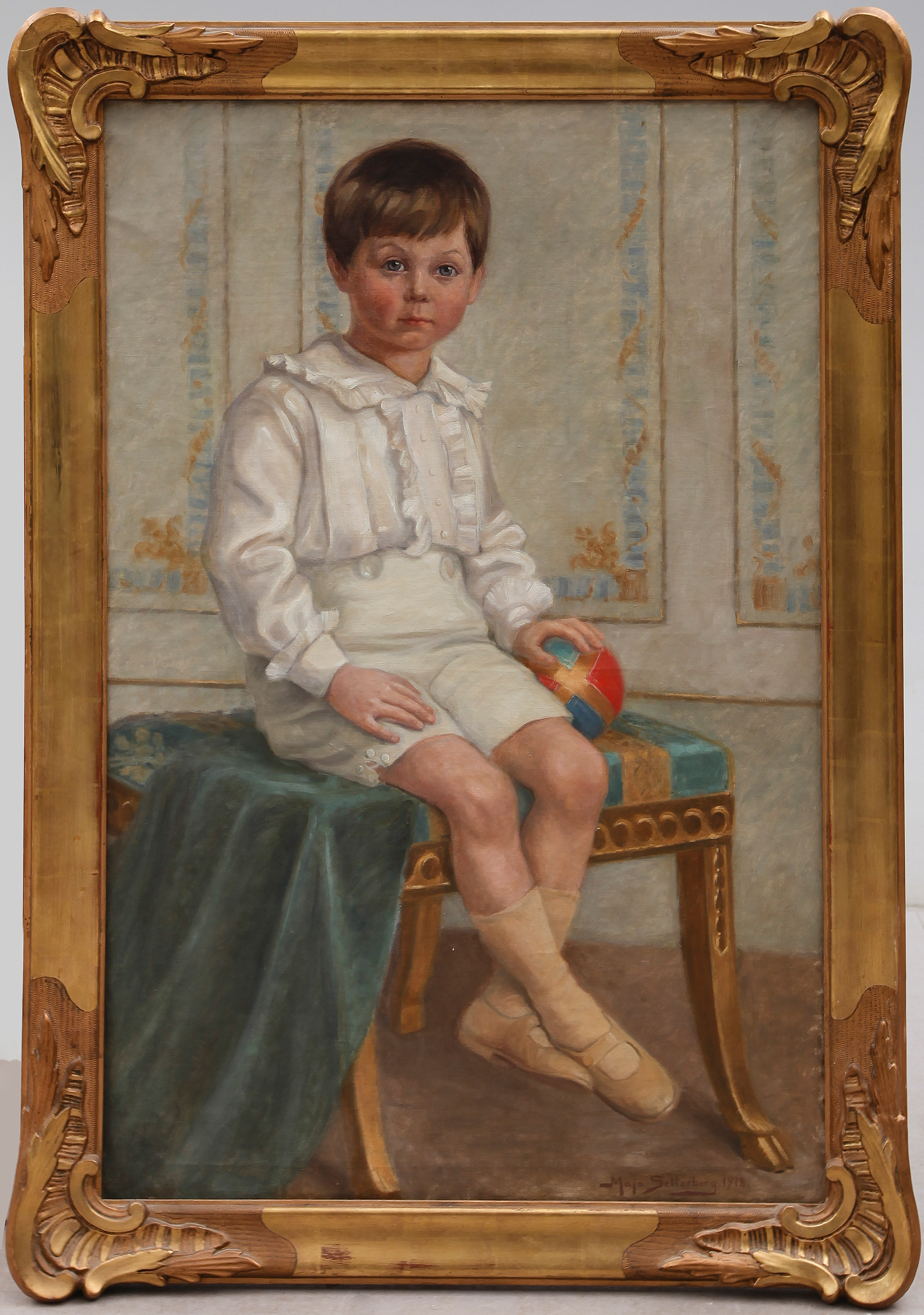 MAJA SETTERBERG, olja på duk, signerad och daterad 1918. - Bukowskis