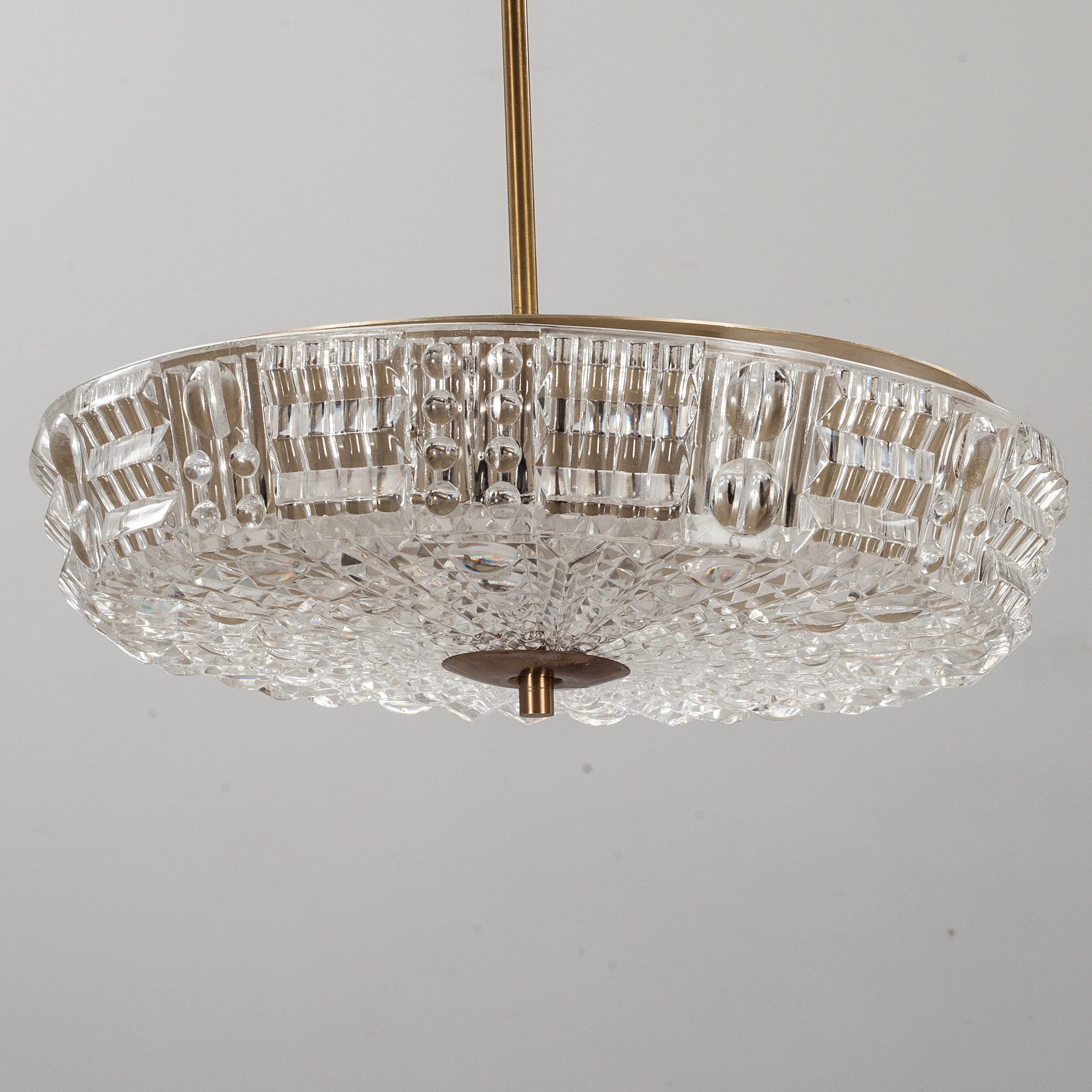 TAKLAMPA, Carl Fagerlund, Orrefors. 1950-tal. - Bukowskis