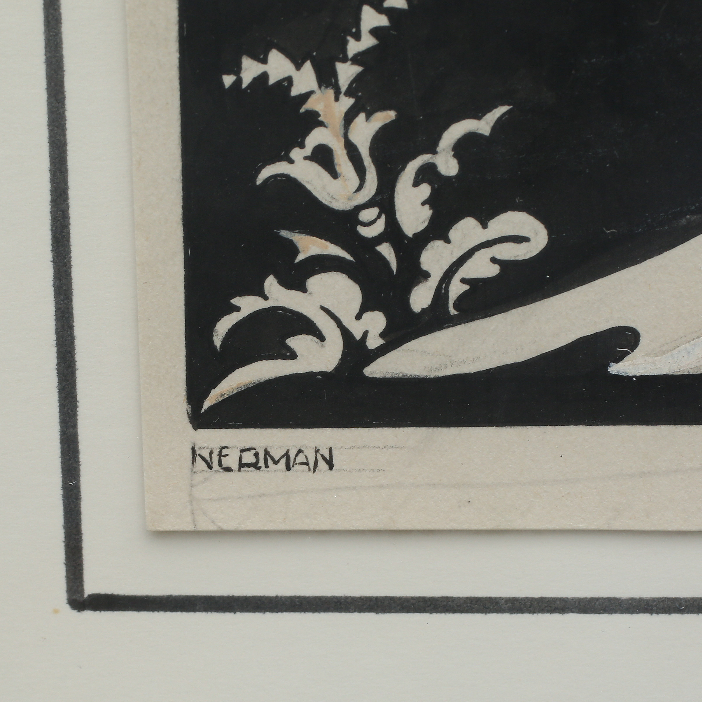 EINAR NERMAN, blandteknik, signerad. - Bukowskis