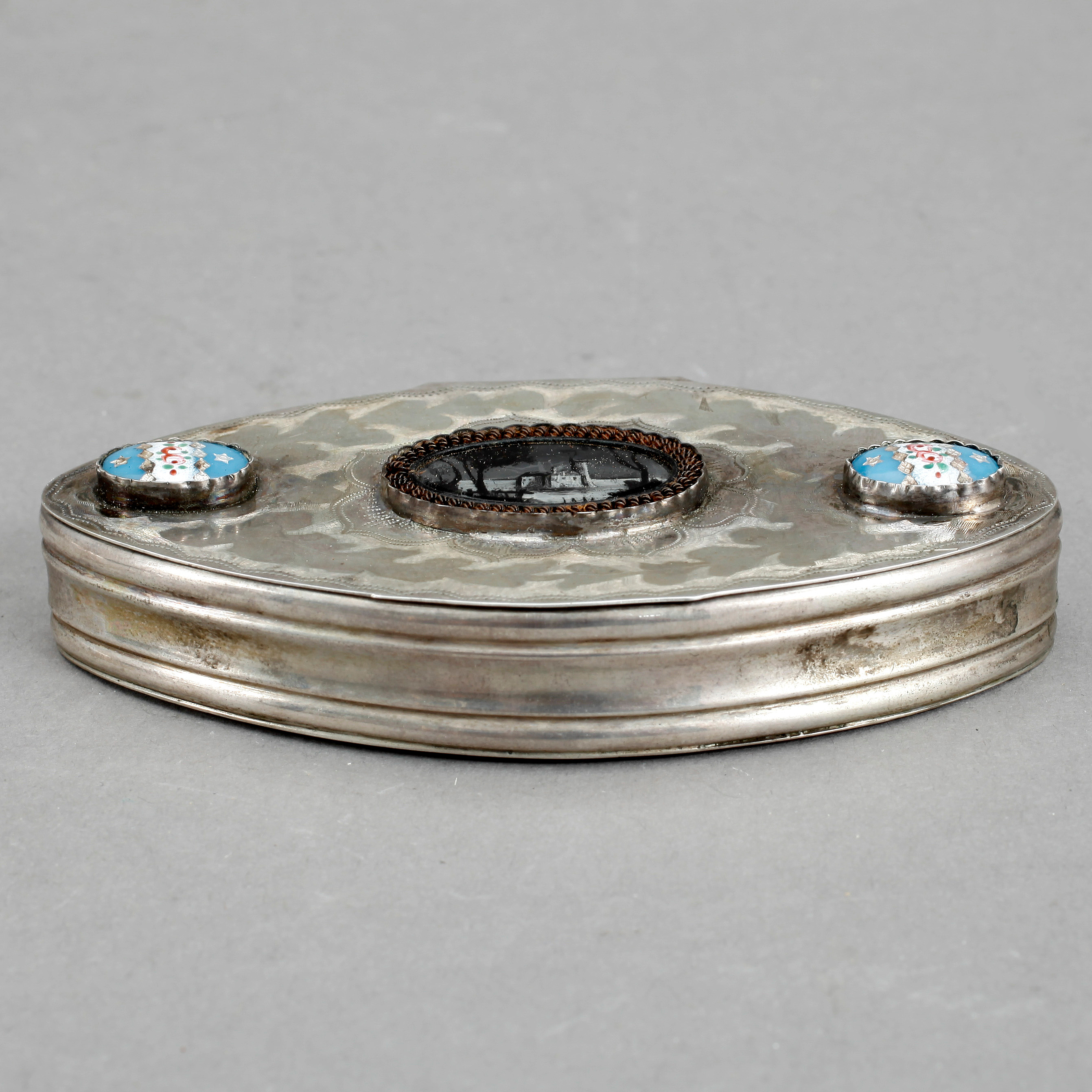 SNUSDOSA, silver, Olof Abel Fernqvist, Sundsvall 1862. Vikt ca 71 gram ...