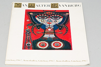 UTSTÄLLNINGSKATALOG med LITOGRAFI, Max Walter Svanberg, signerat och ...