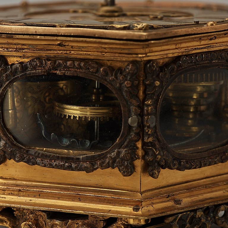 A Baroque 17th century table clock. - Bukowskis