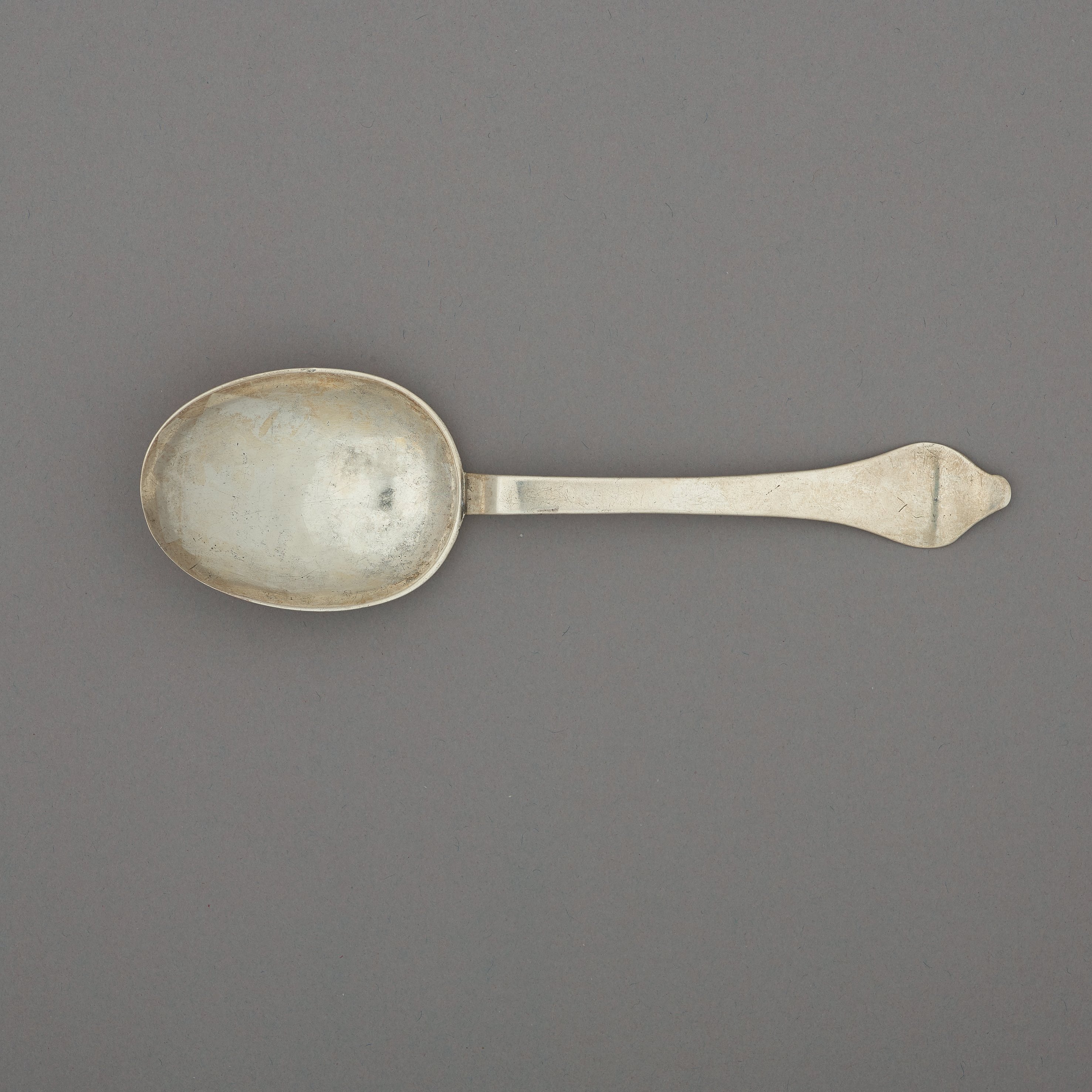 A Swedish 17th century silver spoon, marks of Henning Petri, Nyköping ...
