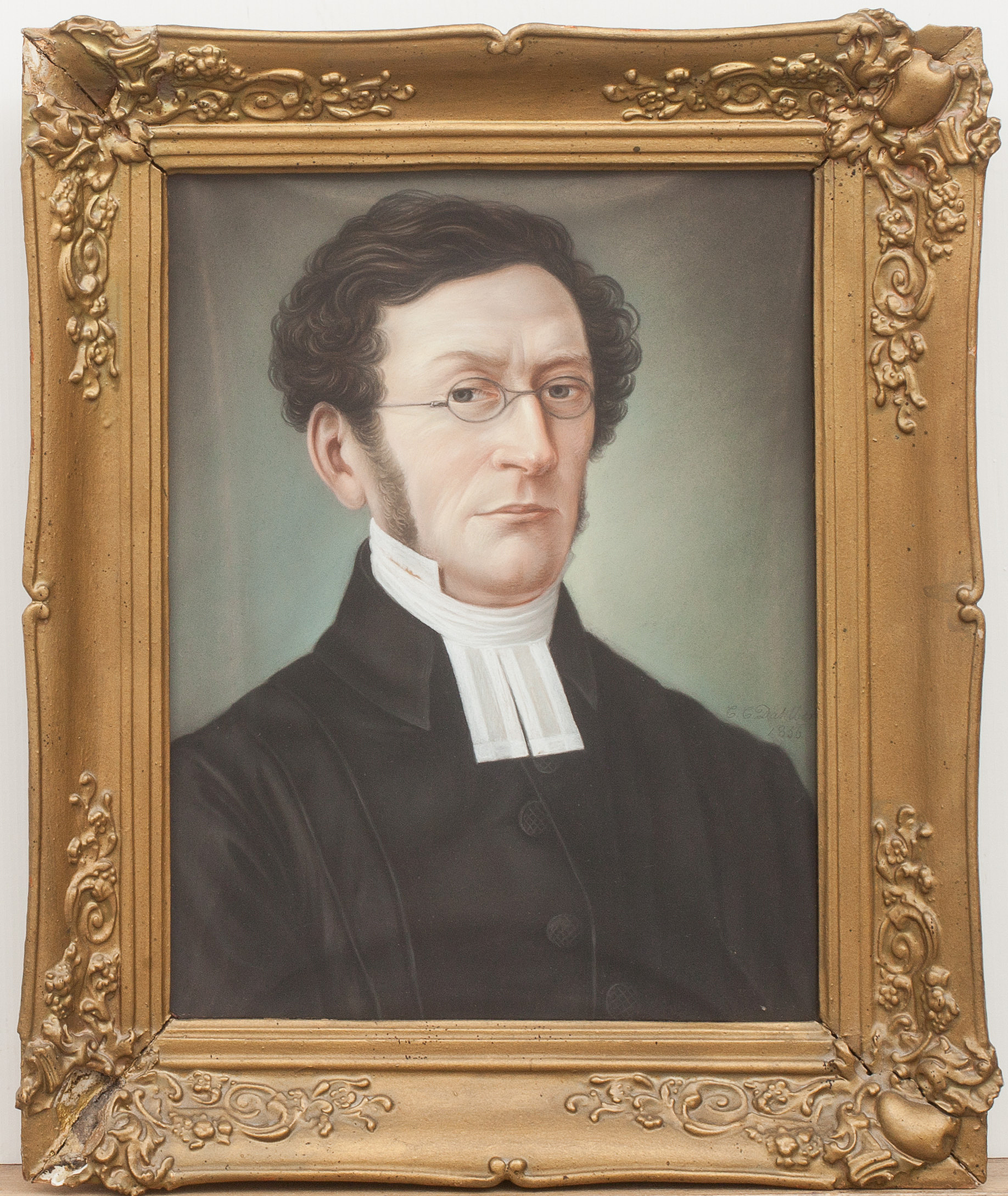 CARL CONRAD DAHLBERG, pastell, signerad och daterad 1856. - Bukowskis