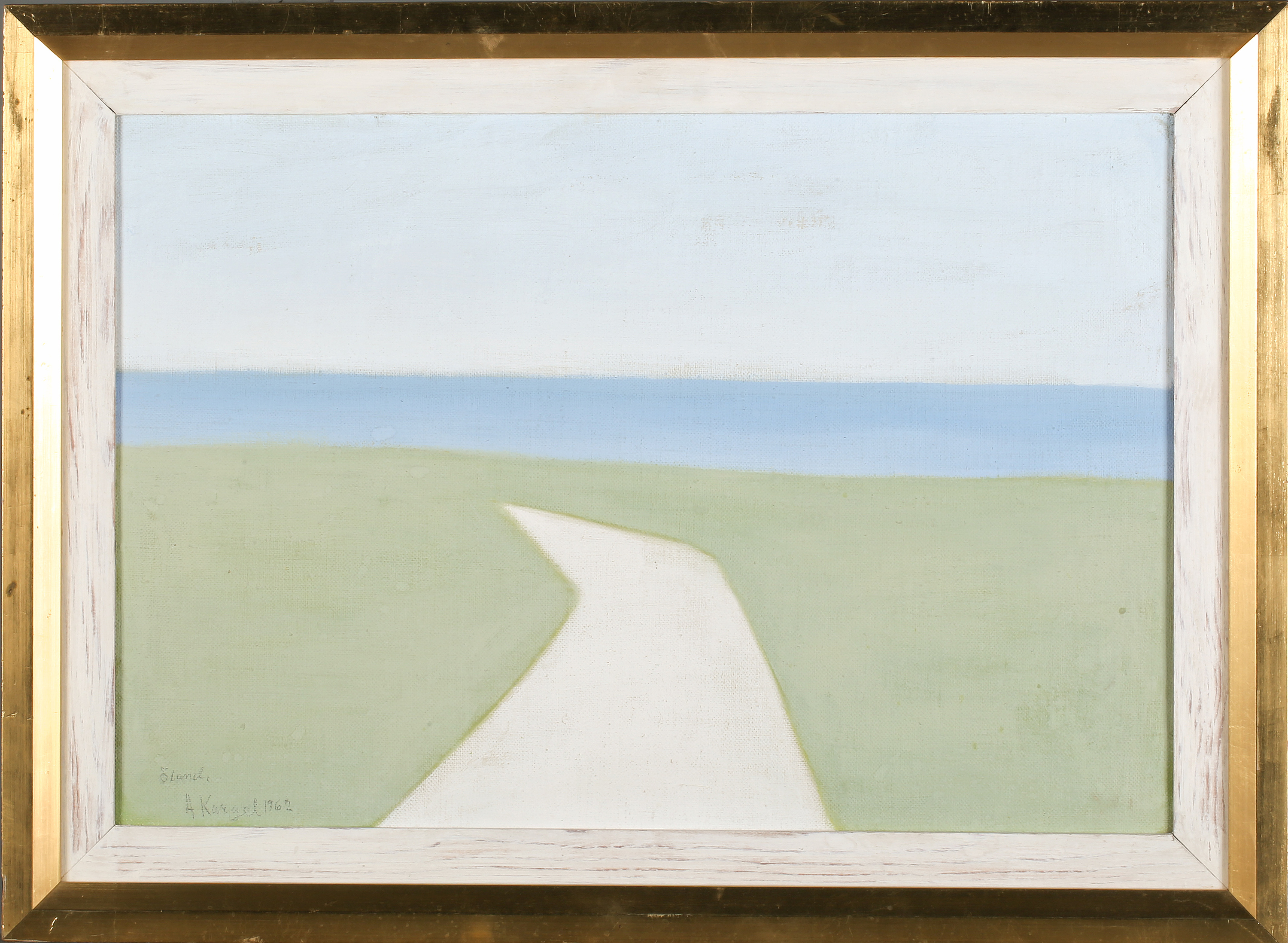 AXEL KARGEL, olja på pannå, signerad och daterad 1962. - Bukowskis