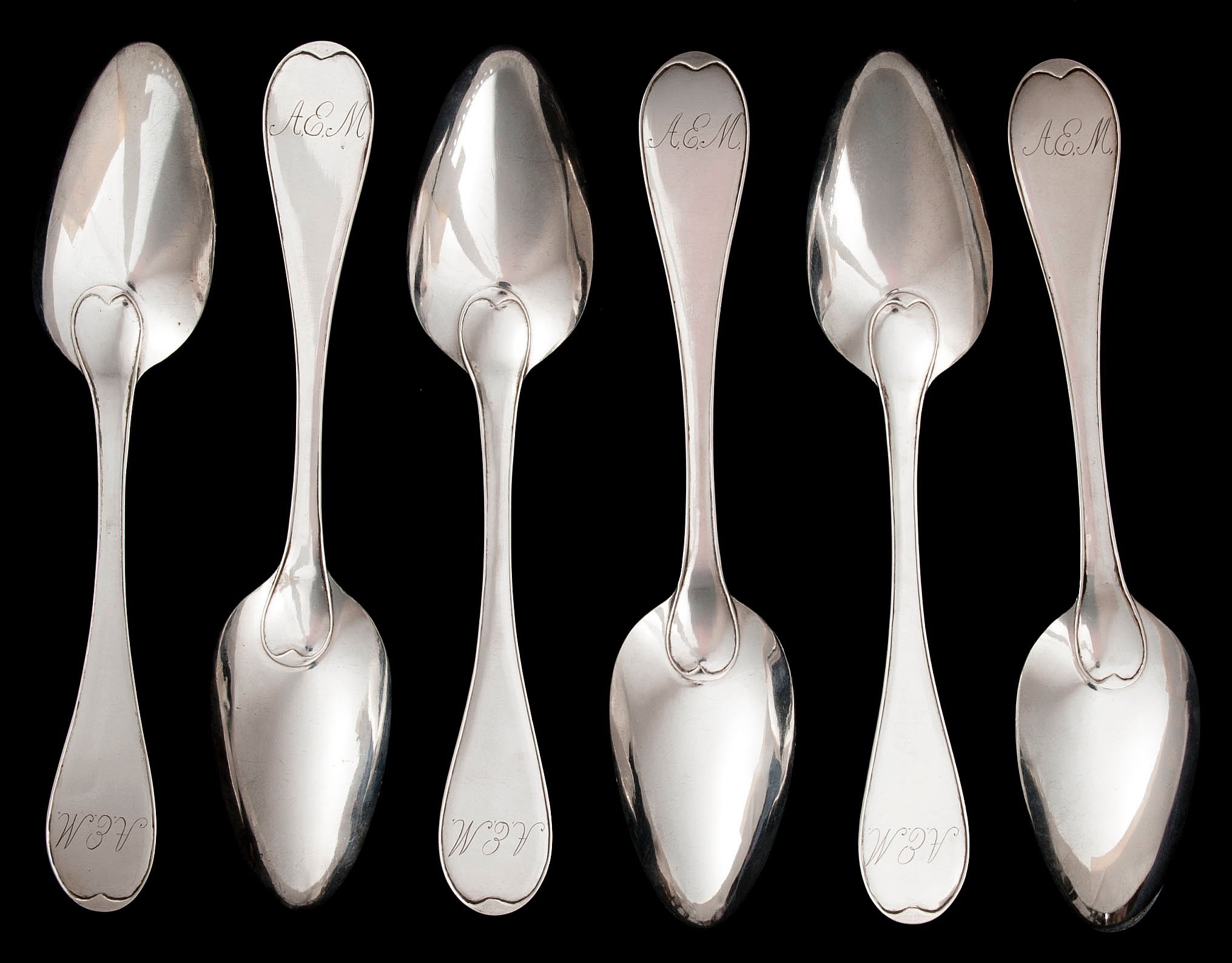 A SET OF SIX SPOONS. - Bukowskis