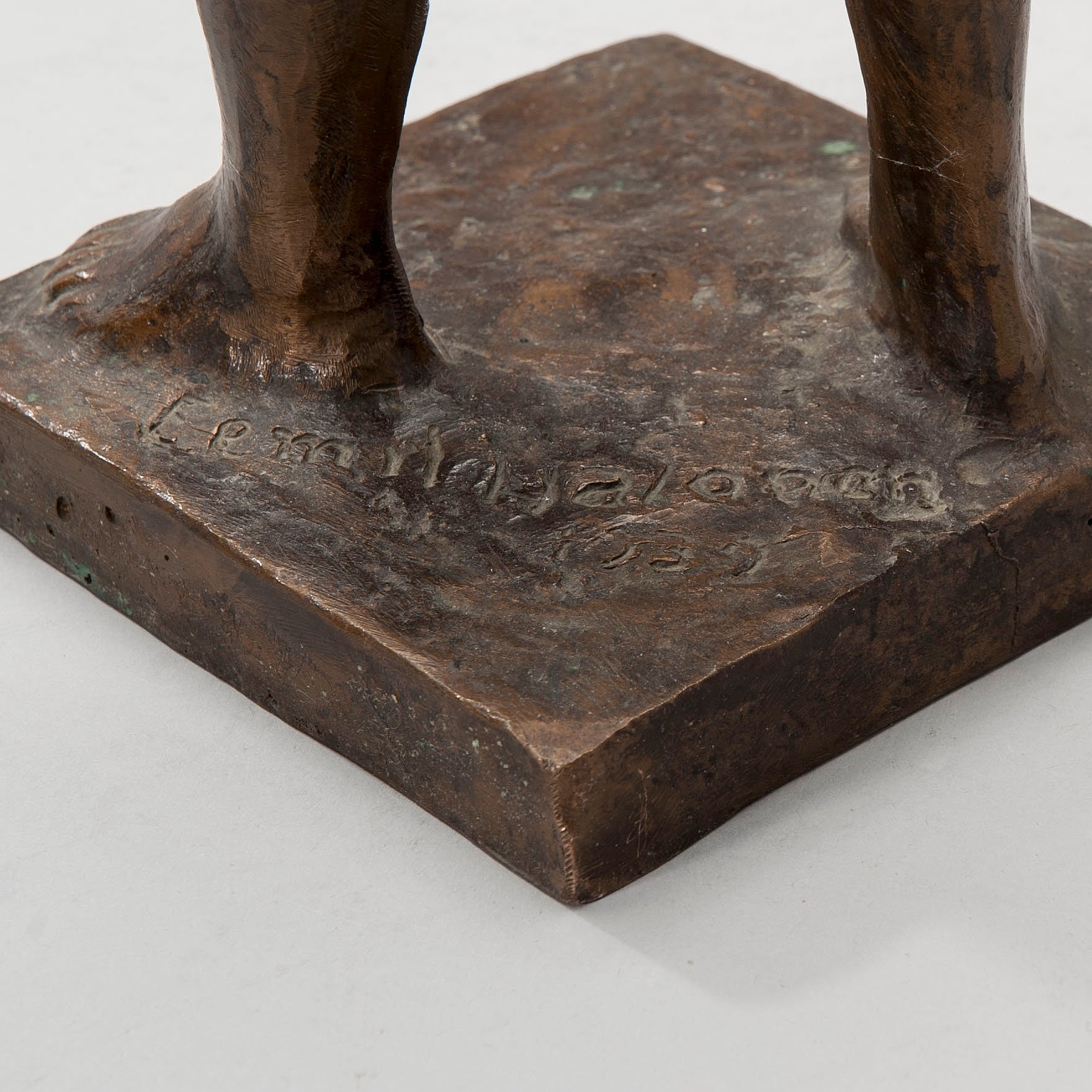 EMIL HALONEN, pronssi, signeerattu -39. - Bukowskis