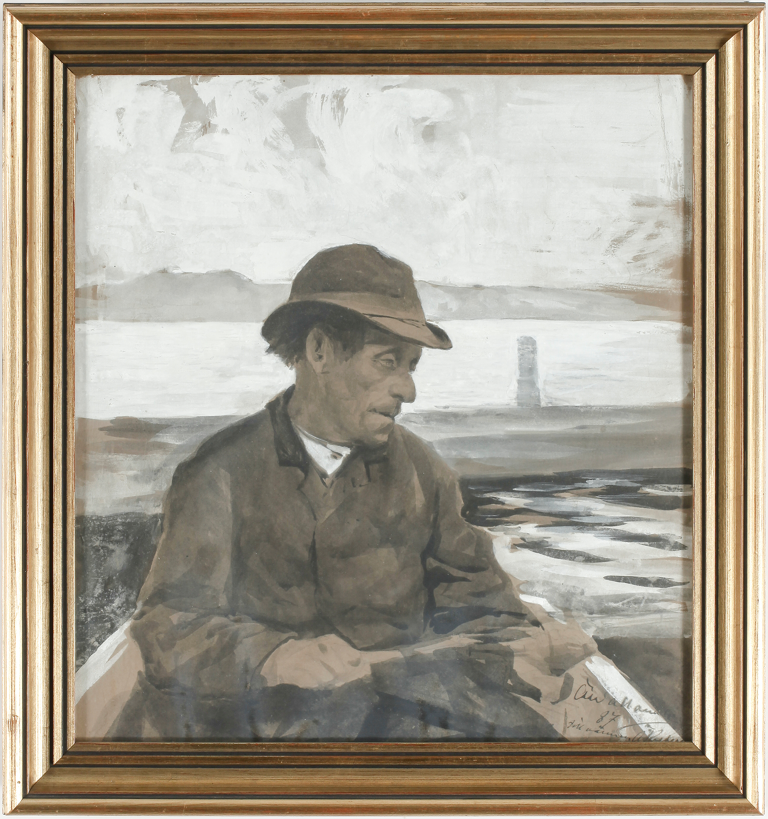 ALF WALLANDER, Akvarell och täckvitt, signerad och daterad -87. - Bukowskis