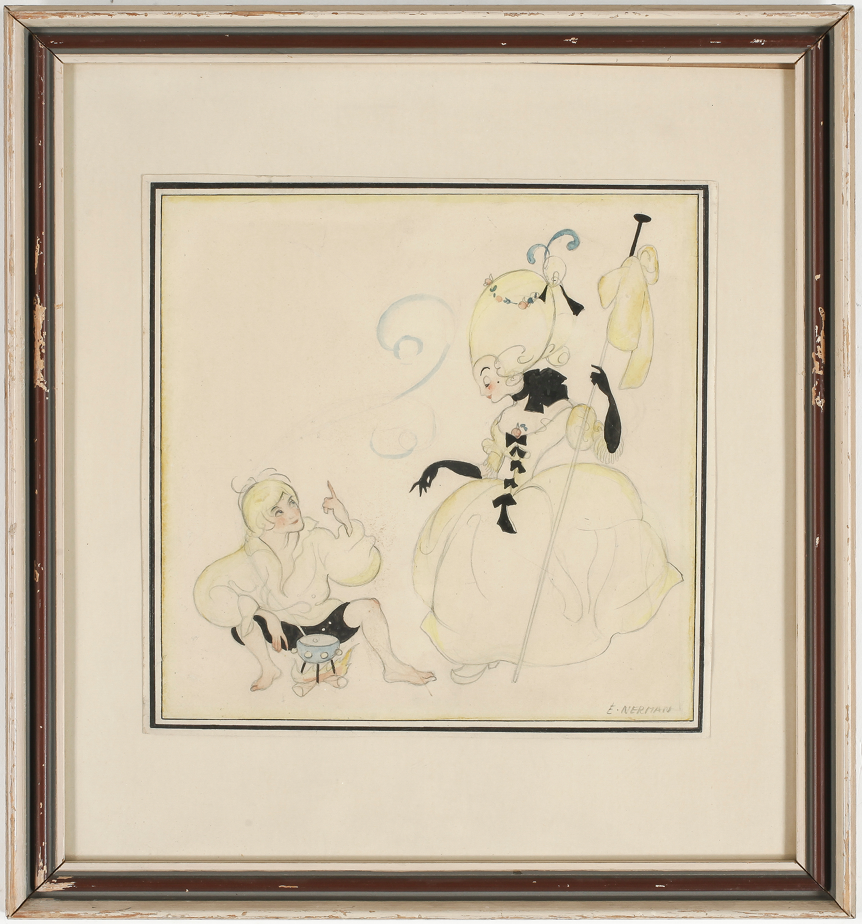 EINAR NERMAN, Akvareller, 8 st, signerade. - Bukowskis