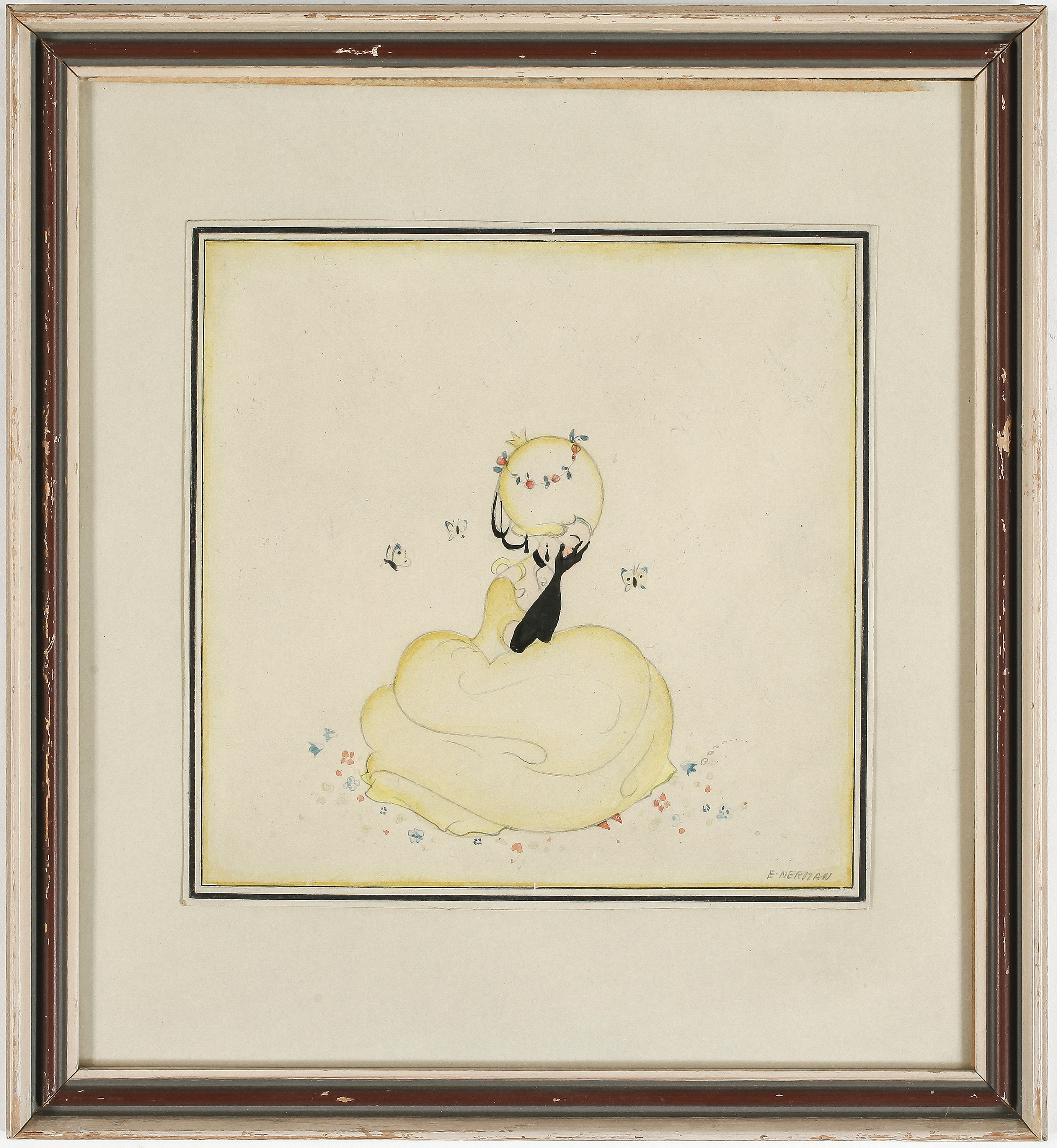 EINAR NERMAN, Akvareller, 8 st, signerade. - Bukowskis