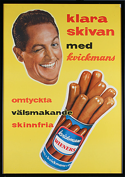 REKLAMAFFISCH, 1950-tal. - Bukowskis