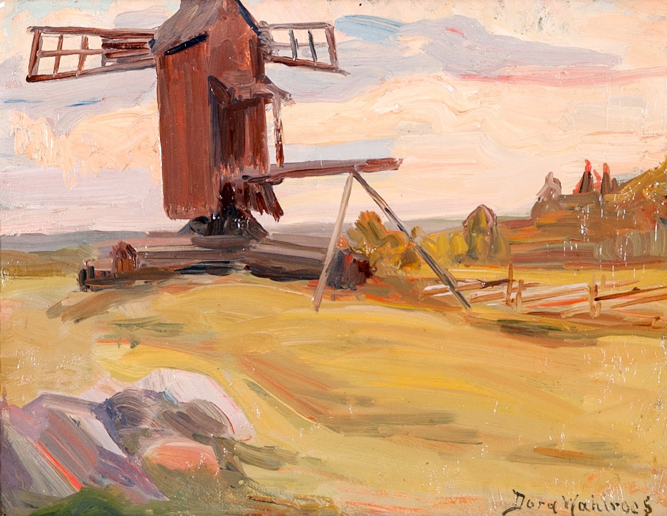 Dora Wahlroos, OLD WINDMILL. - Bukowskis