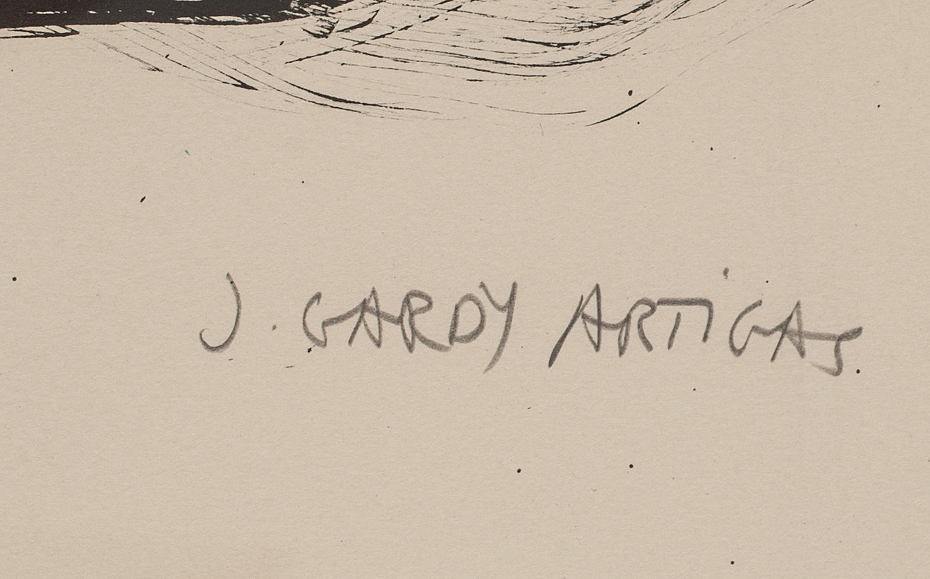 JOAN GARDY ARTIGAS, Färglitografi, signerad o numrerad 34/75. - Bukowskis