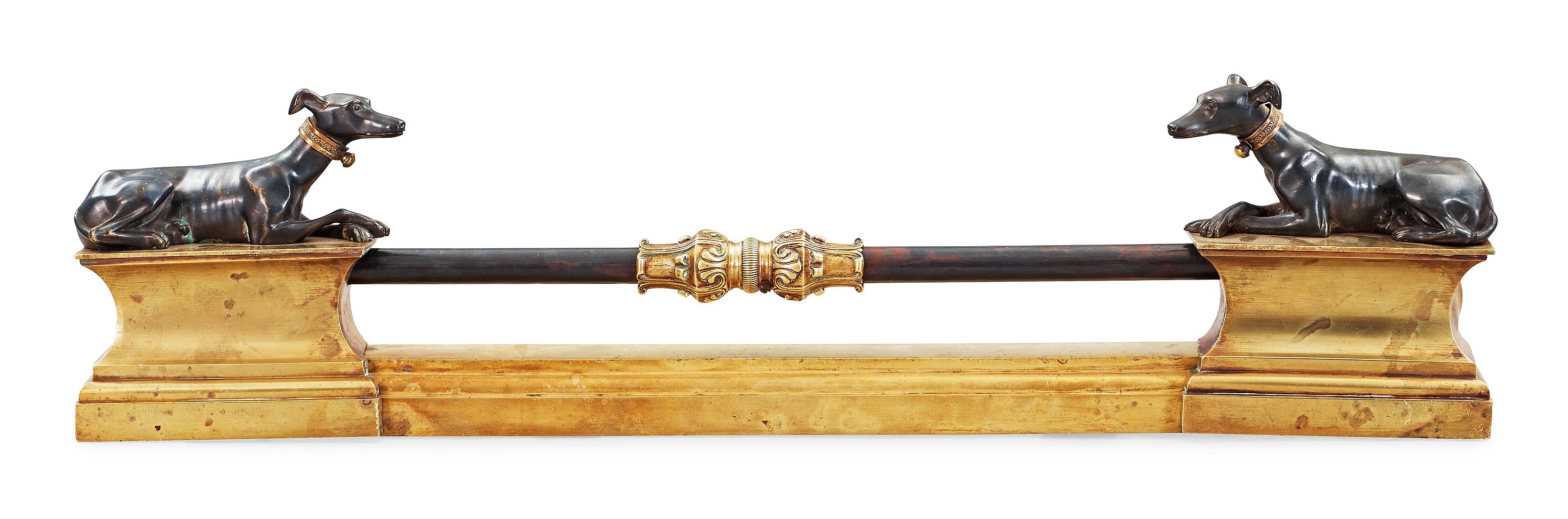 A pair of French 19th century fire dogs. - Bukowskis