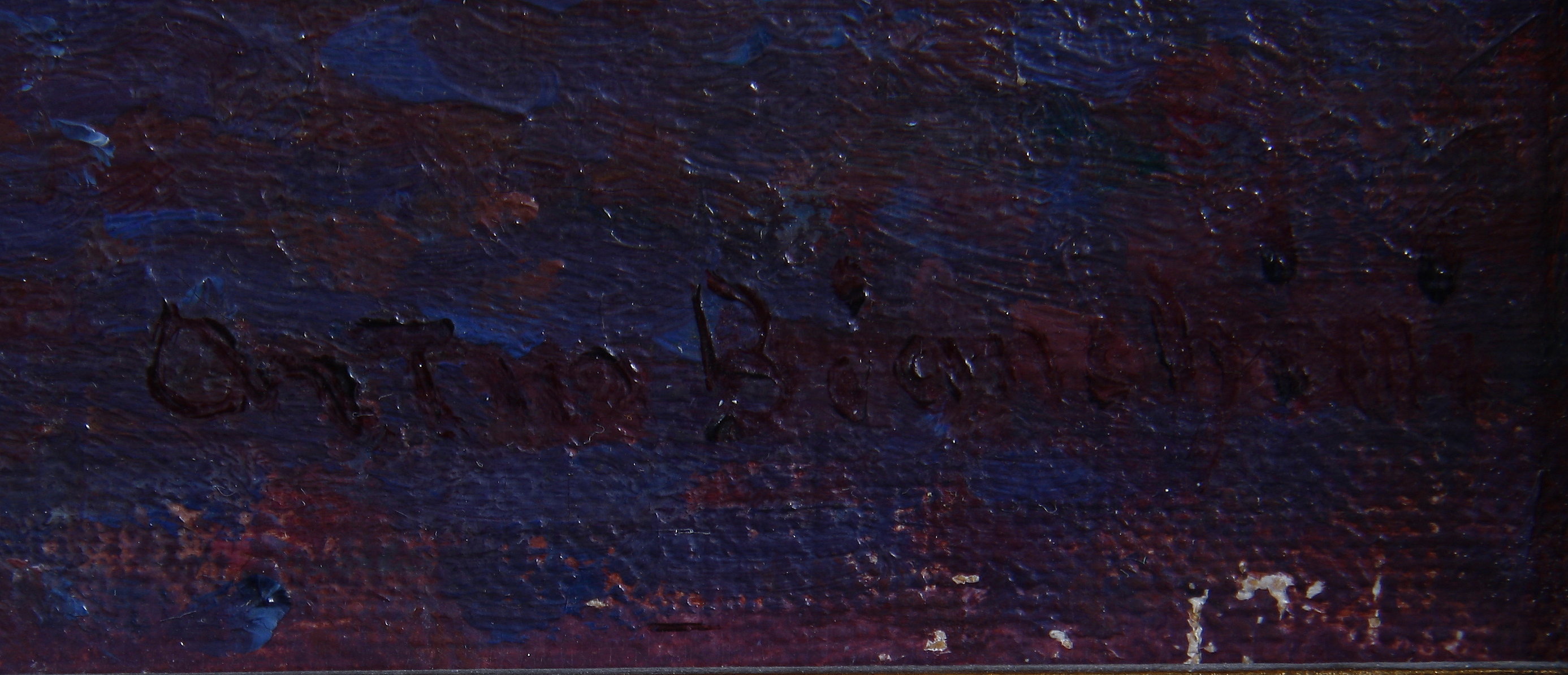 BIANCHINI, ARTHUR, olja på duk. Sign. - Bukowskis