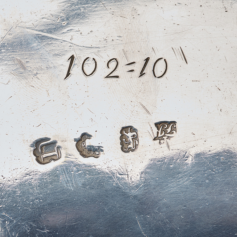 A pair of English mid 18th century silver tureens, marks of Frederick ...