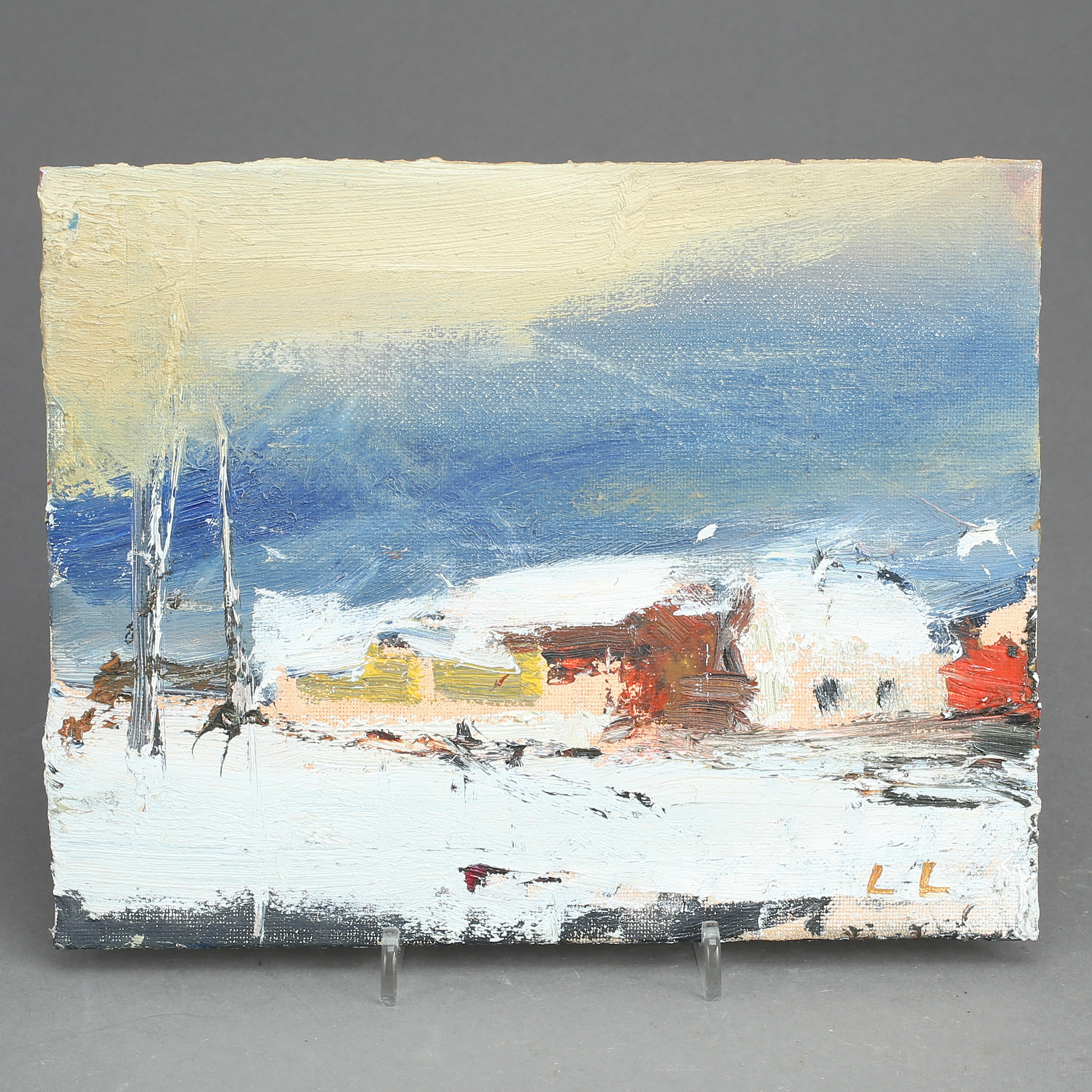 LARS LERIN, olja på canvas panel, signerad L.L, signerad och daterad ...