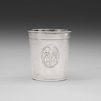 A Danish late 17th century silver beaker, marks of Jesper Hansen Rust ...