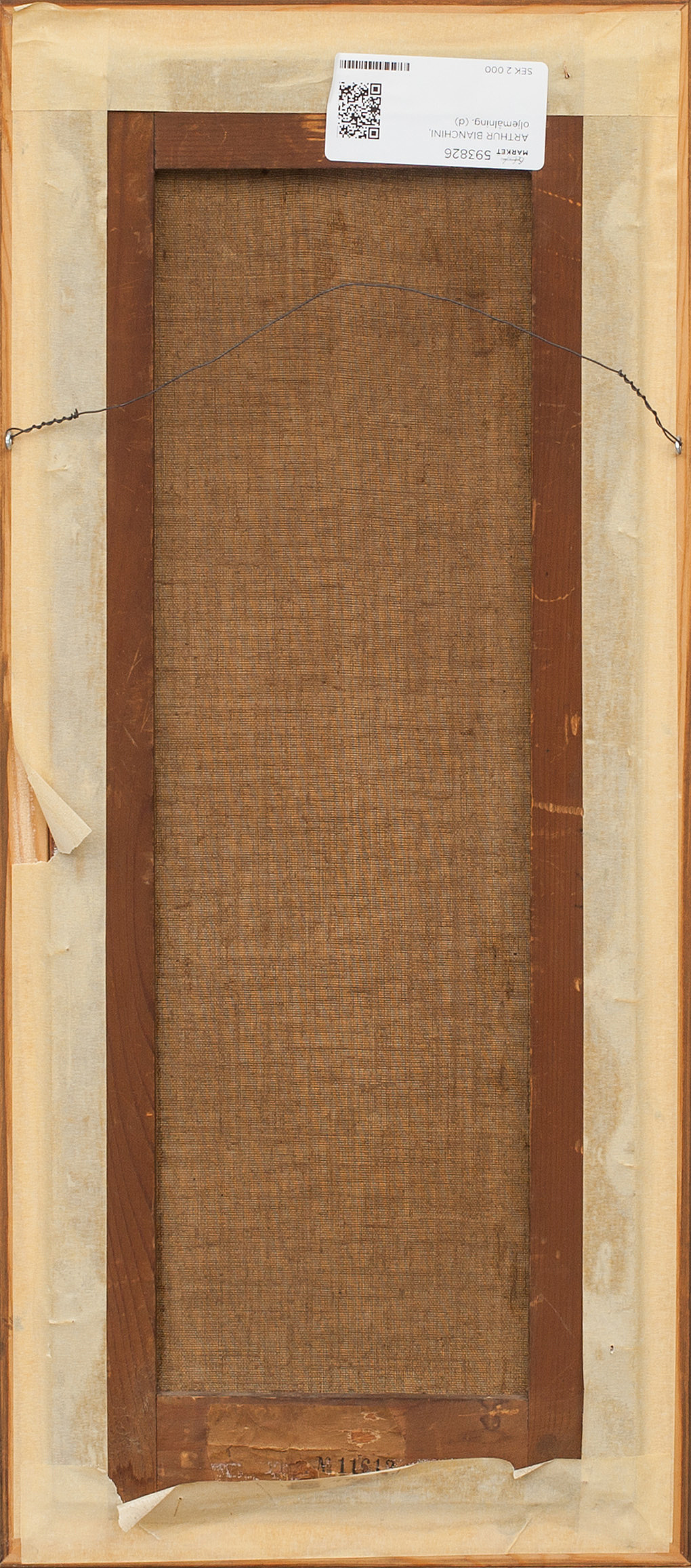 ARTHUR BIANCHINI, oljemålning. - Bukowskis