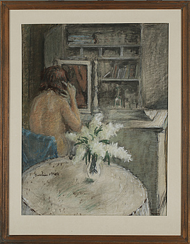 LOUIS BASTIN, blandteknik, signerad och daterad 1944. - Bukowskis