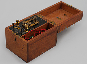 GALVANISK CELL, A.E. ECK, Berlin, omkring år 1900. - Bukowskis