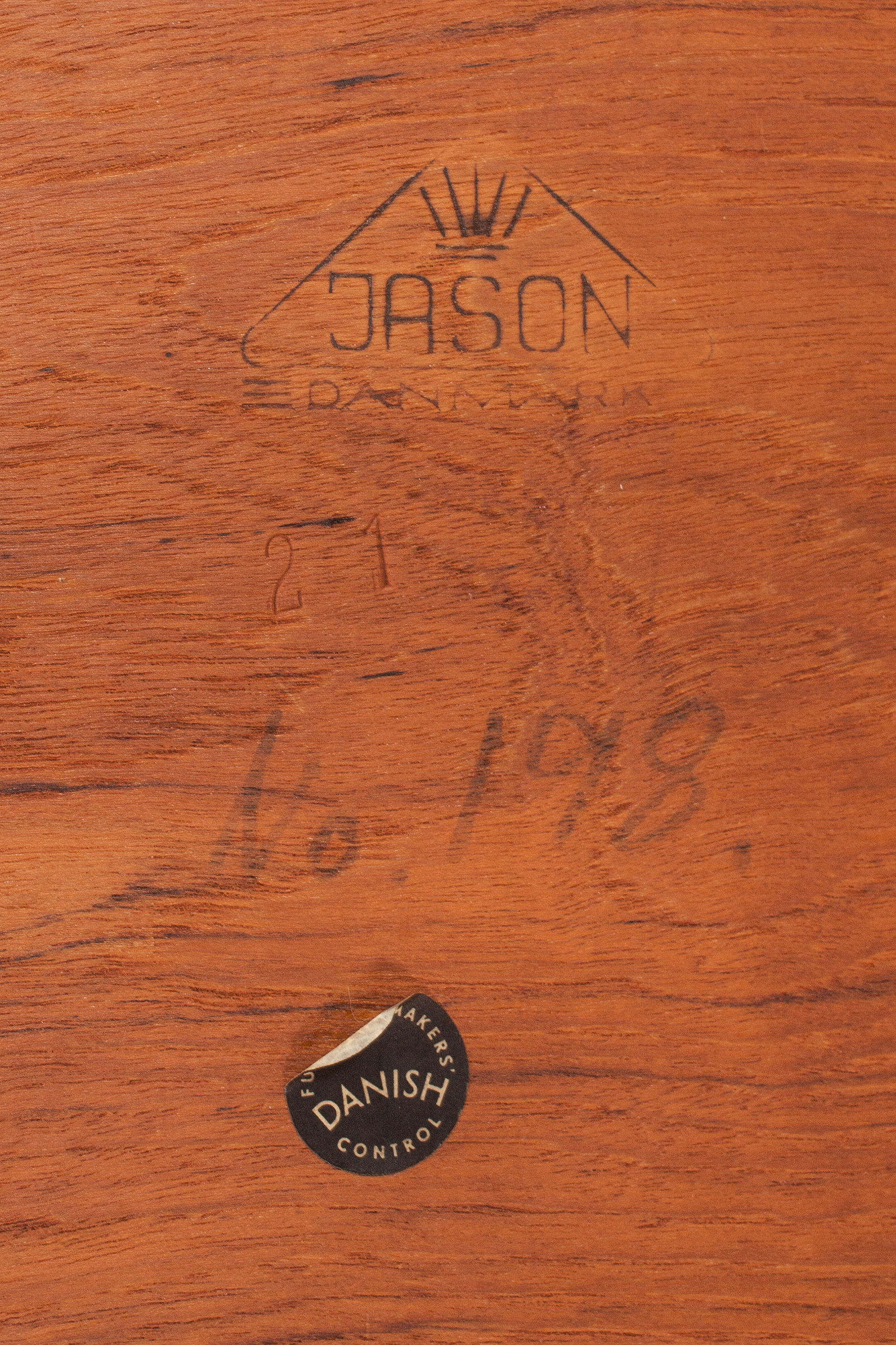 SOFFBORD, Jason, Danmark, 1960-tal. - Bukowskis