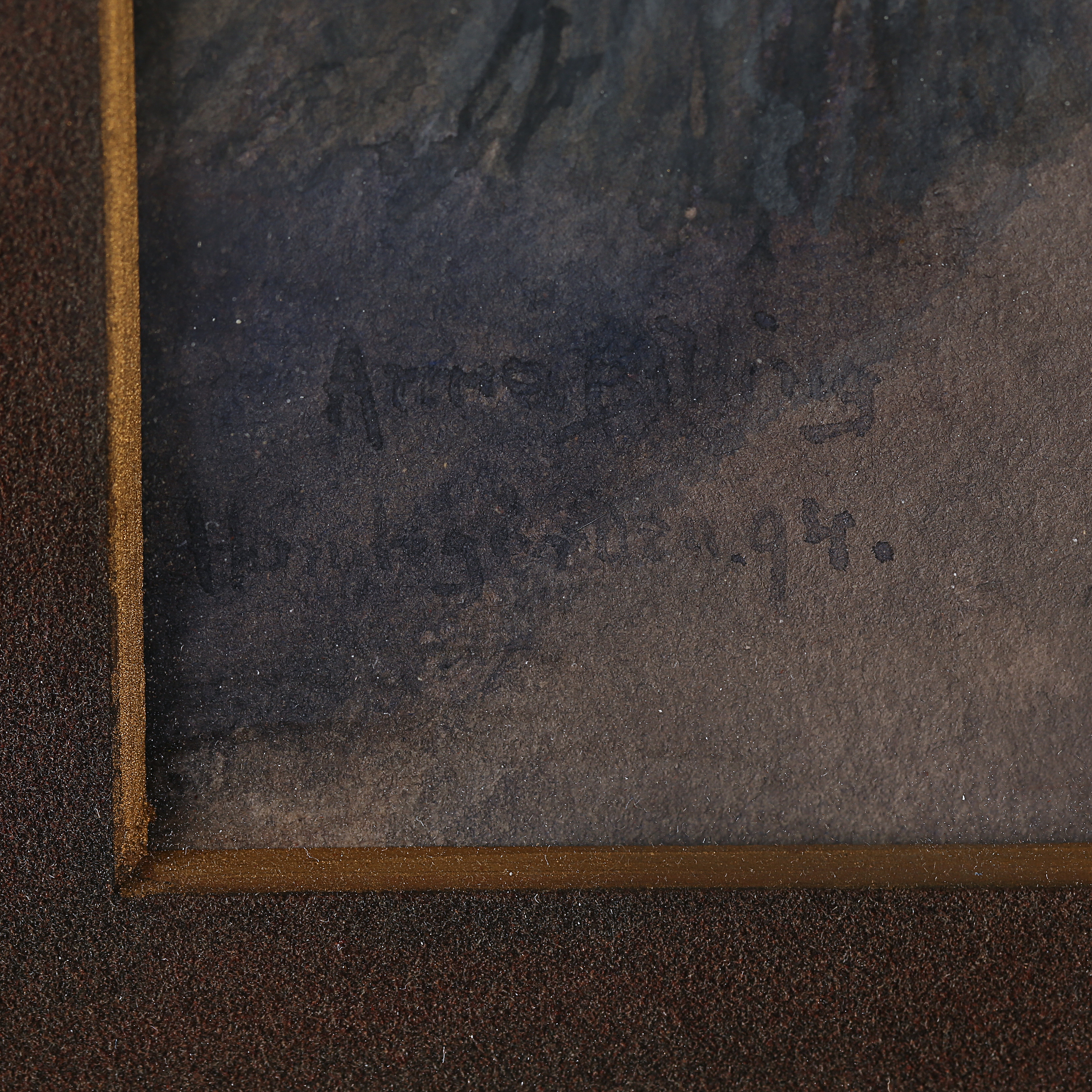 ANNA BILLING, akvarell med täckvitt, signerad och daterad 94. - Bukowskis